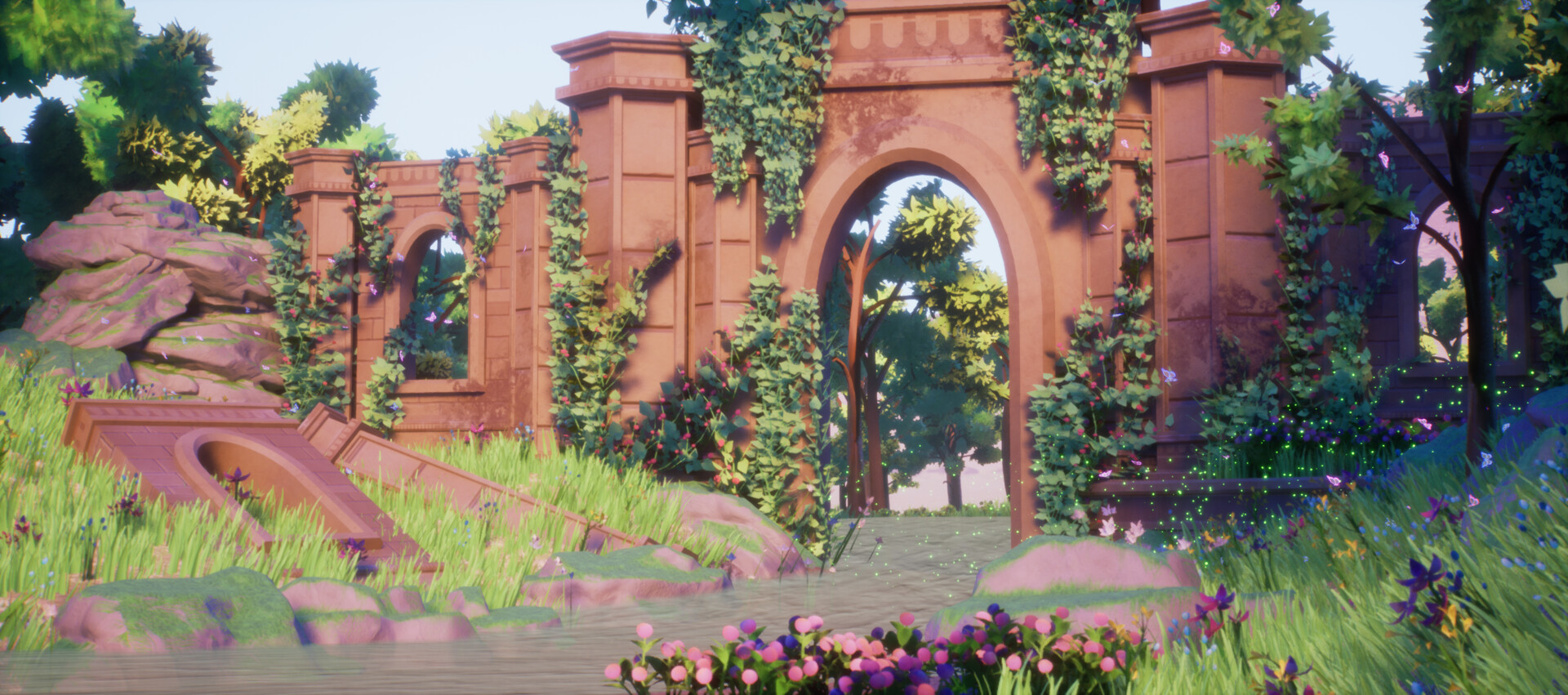 ArtStation - Stylized Ruins Environment