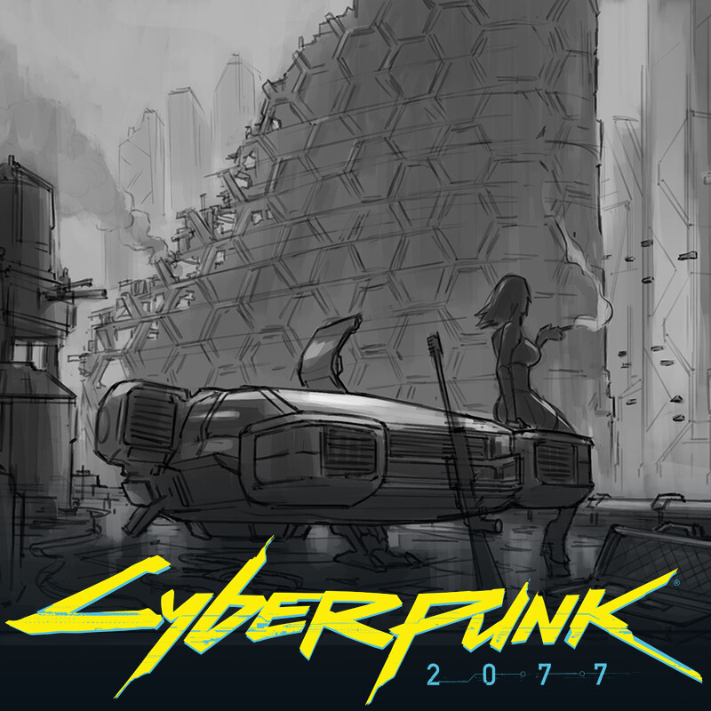 ArtStation - MISC Key Art- Cyberpunk 2077