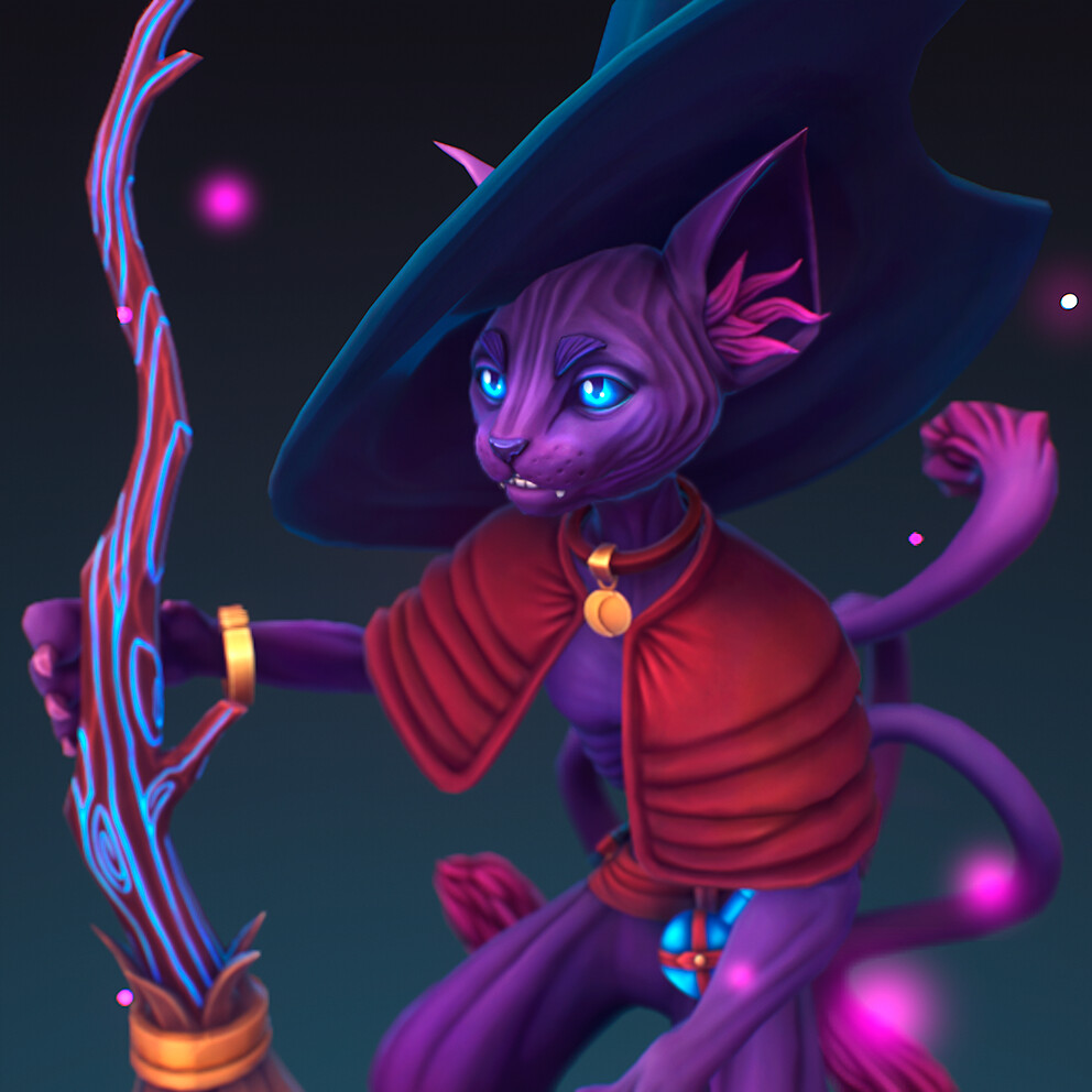 ArtStation - Magician Cat