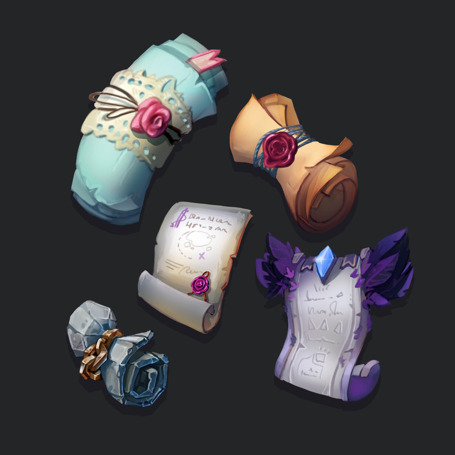 ArtStation - Fantasy Scrolls