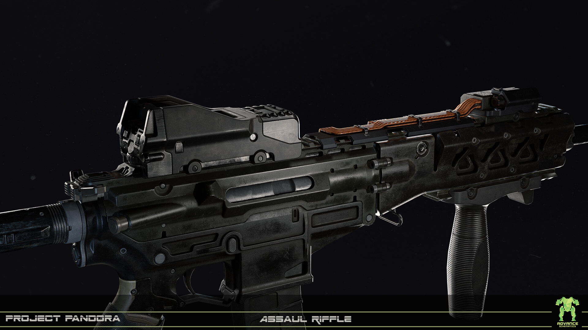 ArtStation - Assault Riffle -some tweaks-