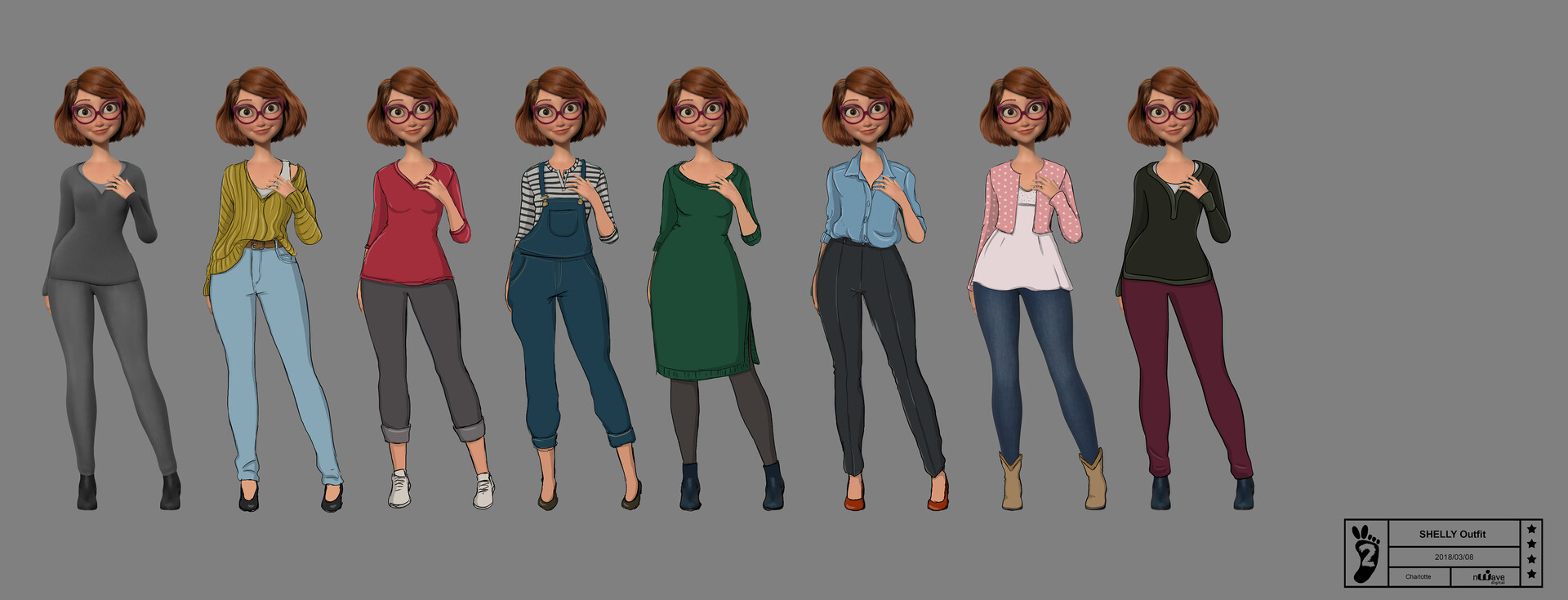 ArtStation - Shelly's Outfit Design