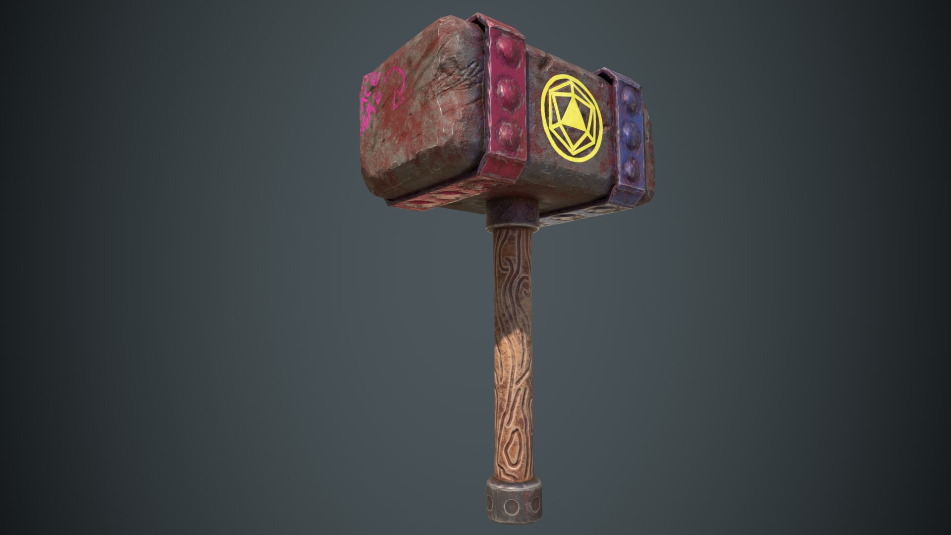 Abraham Oliveros - Kind of Harley Quinn`s magical medieval hammer