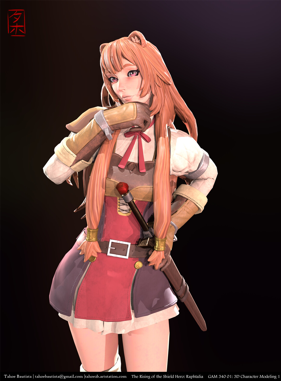 ArtStation - The Rising of the Shield Hero - Raphtalia