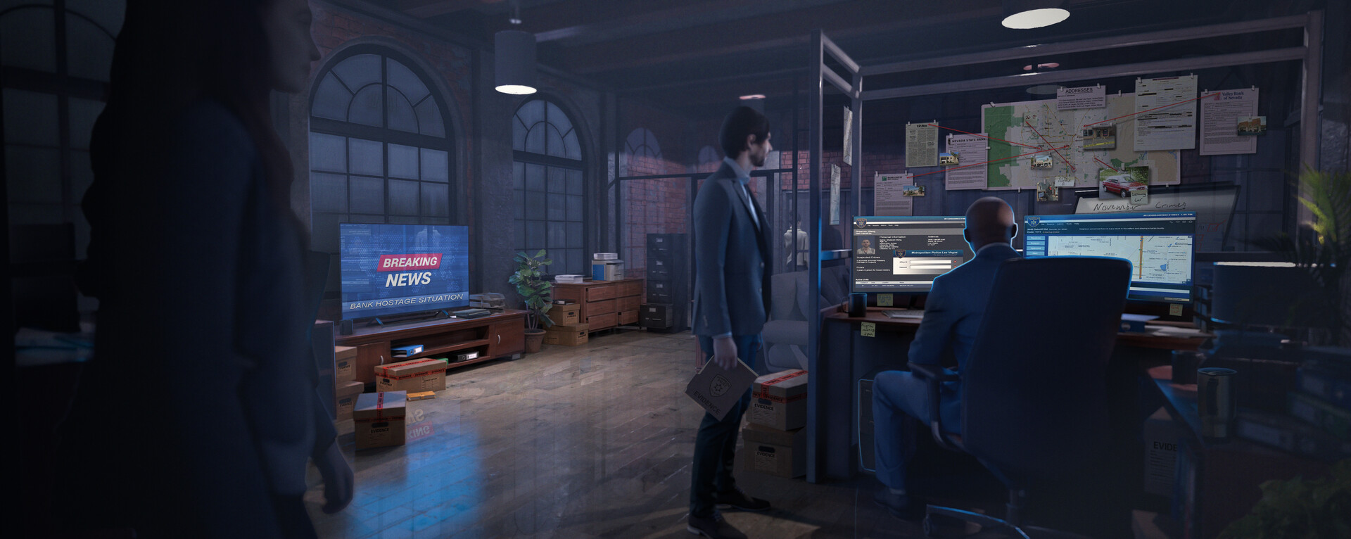 ArtStation - Police Station Concept Key frames