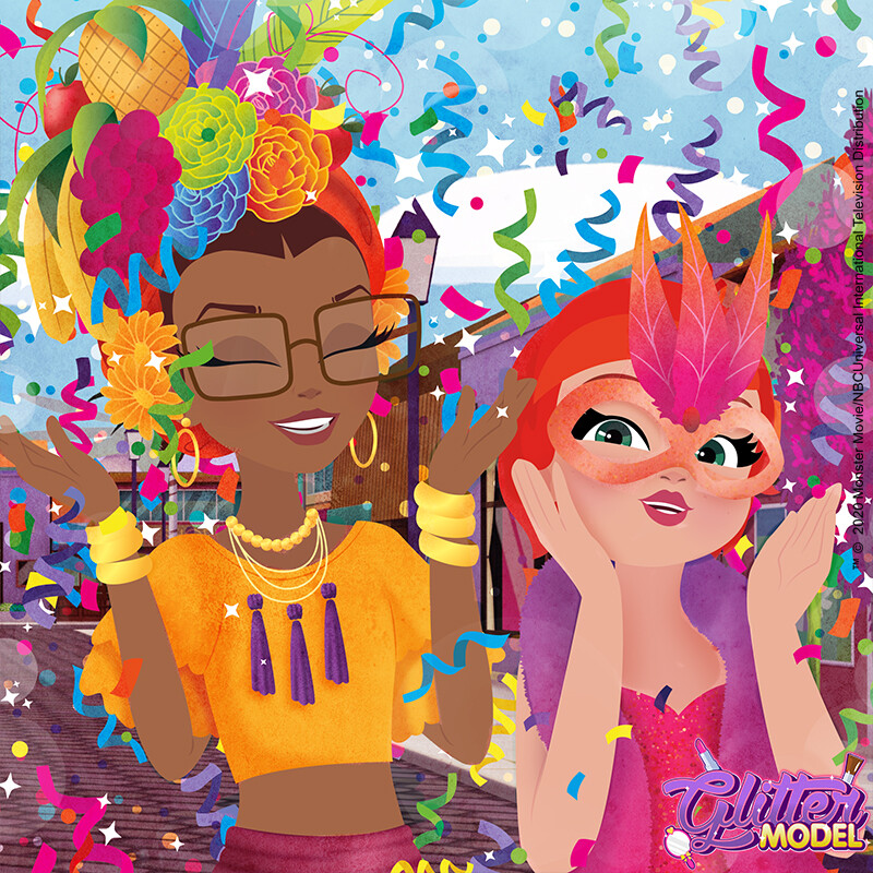 ArtStation - Gliter Model Carnival 2020
