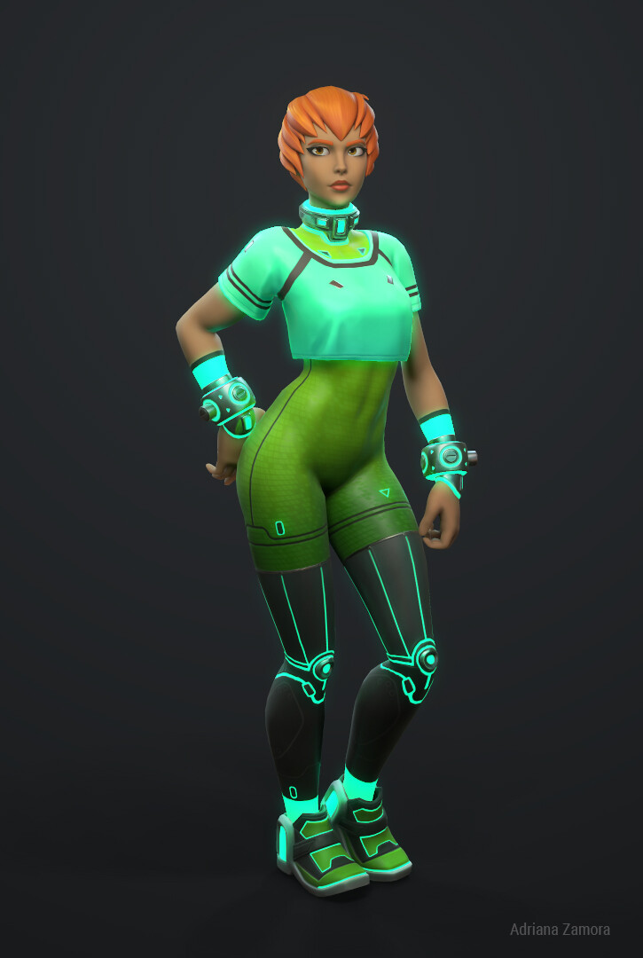 ArtStation - Cyber Candy Doll n.04 - 3D Model