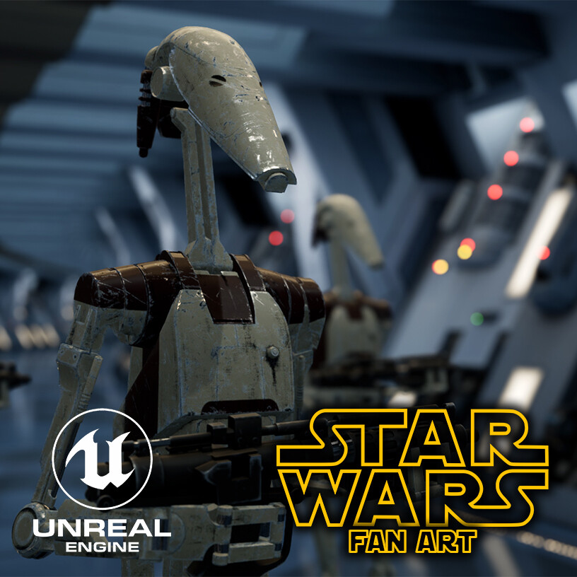 ArtStation - UE4 - Star Wars: Droid Control Ship