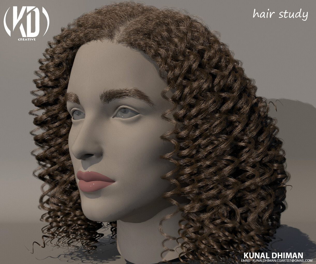 ArtStation - Hair Study