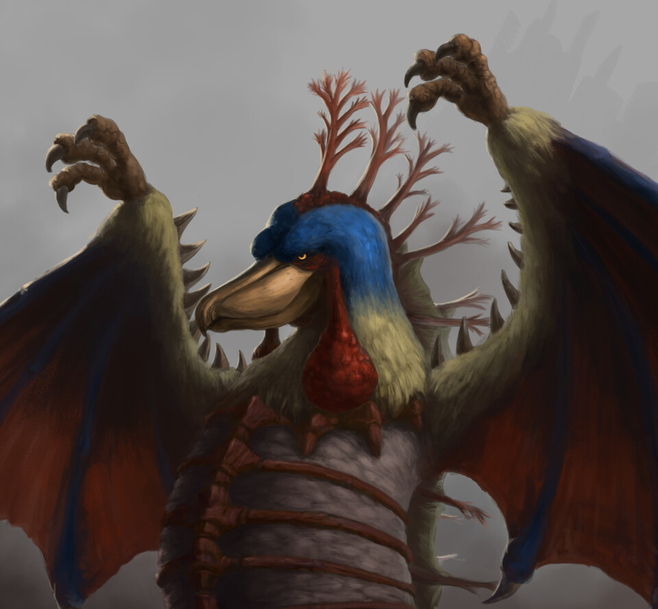 ArtStation - Volcano Bird-Birdon