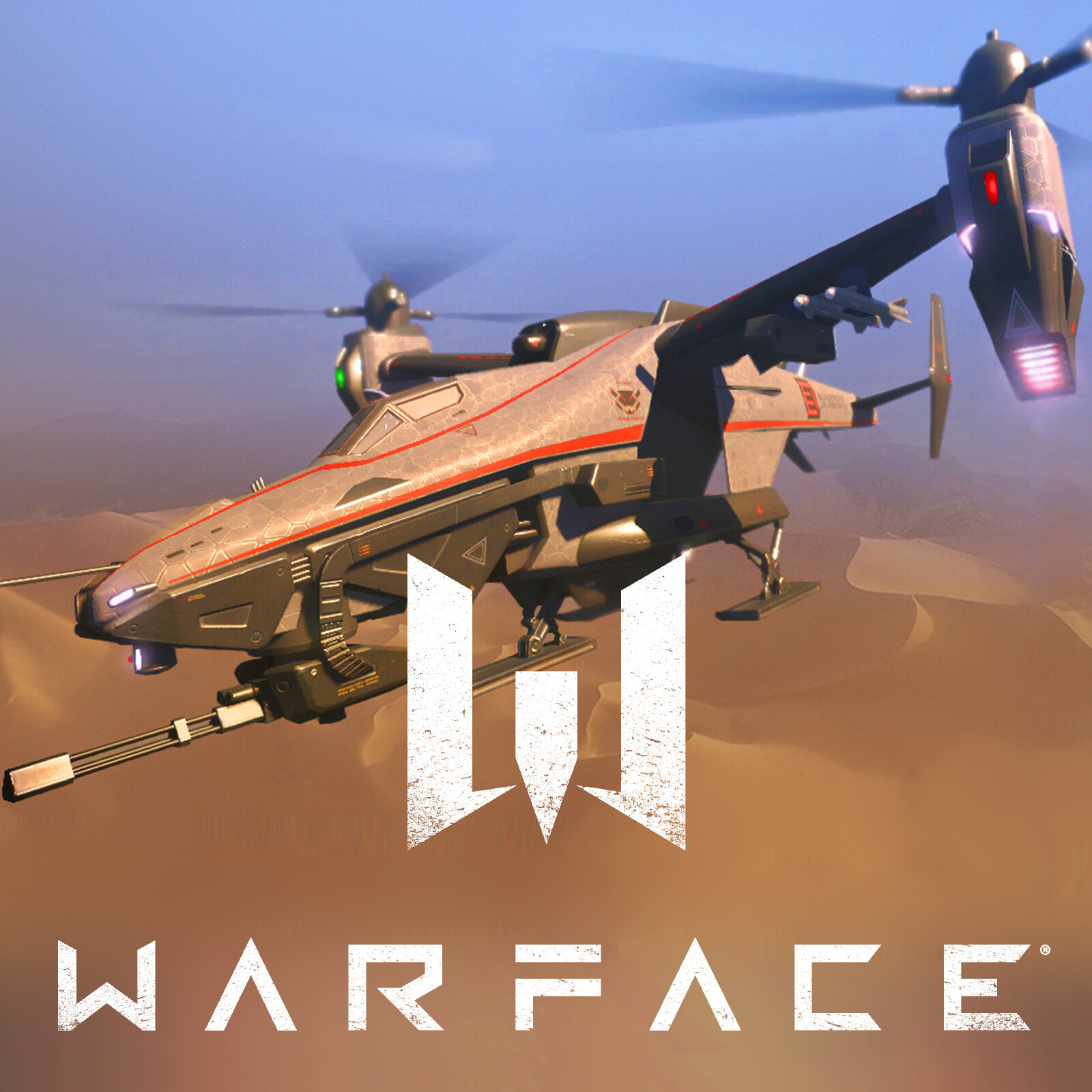ArtStation - Convertoplane for the "War Face" project