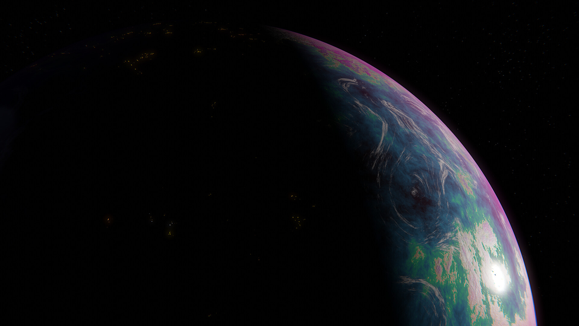 ArtStation - Planet Shader created in Blender