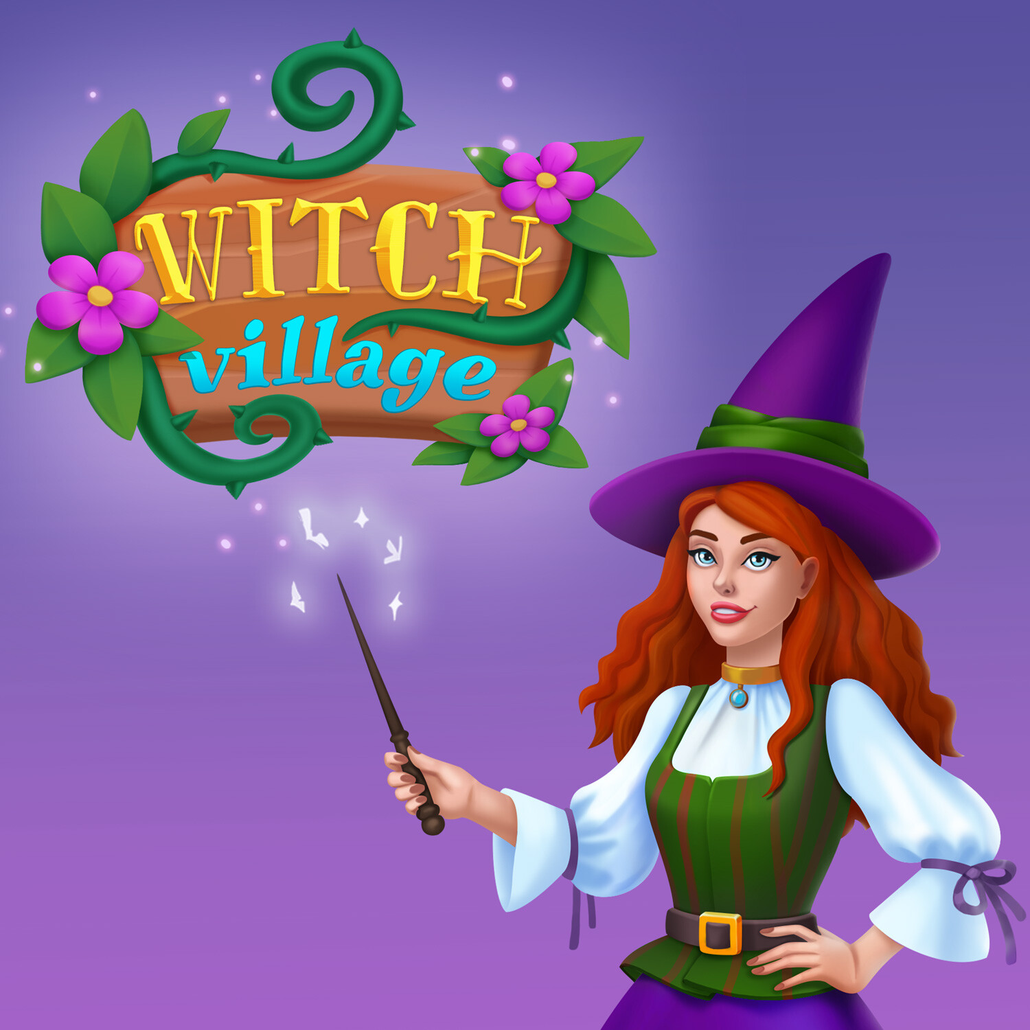 ArtStation - Game project "Witch village"