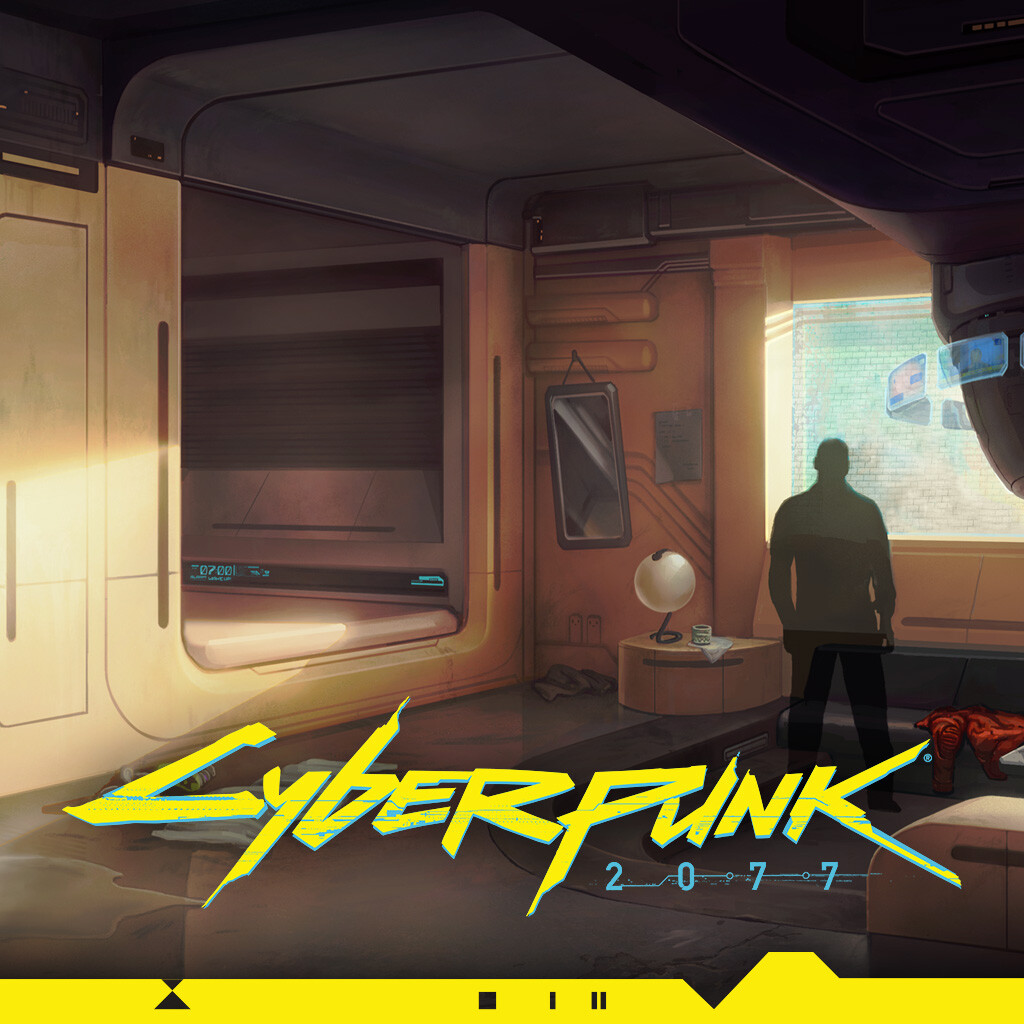ArtStation - Player's apartment - environment design - Cyberpunk 2077