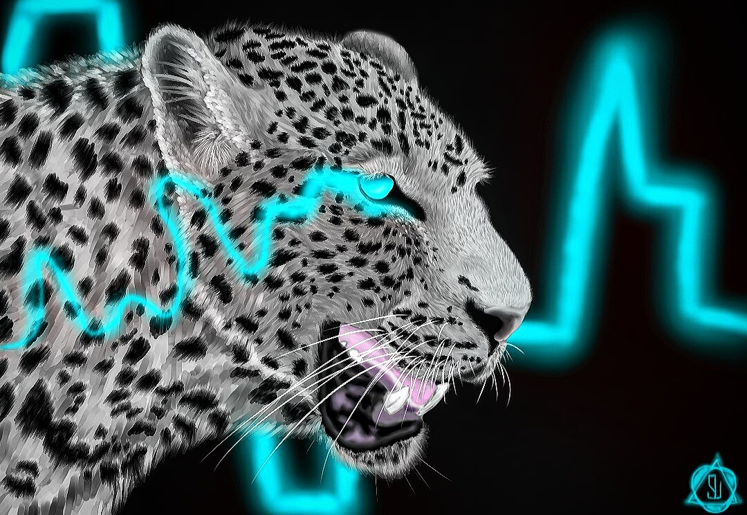 ArtStation - Neon Leopard