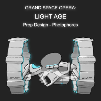 ArtStation - Grand Space Opera: Light Age - Prop Design: Photophores