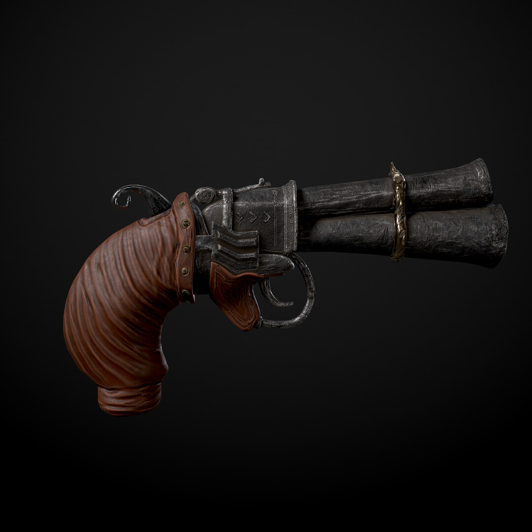 ArtStation - Stylized gun
