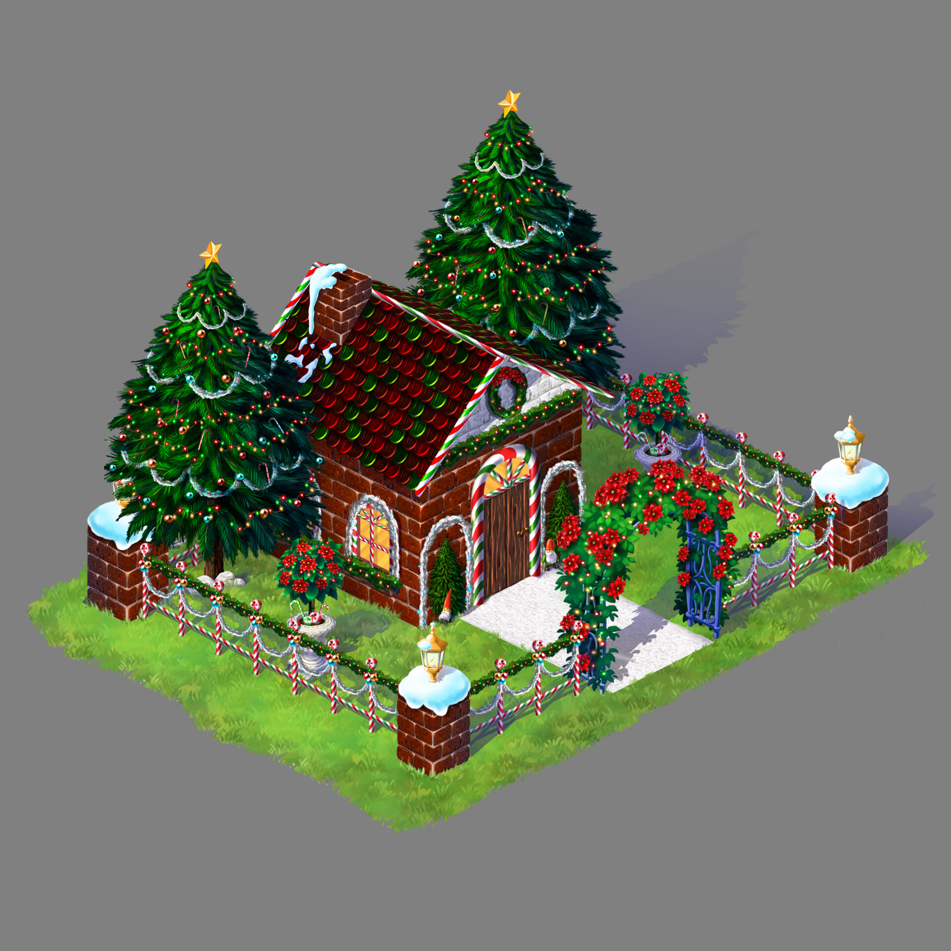 ArtStation - Christmas Isometric Design