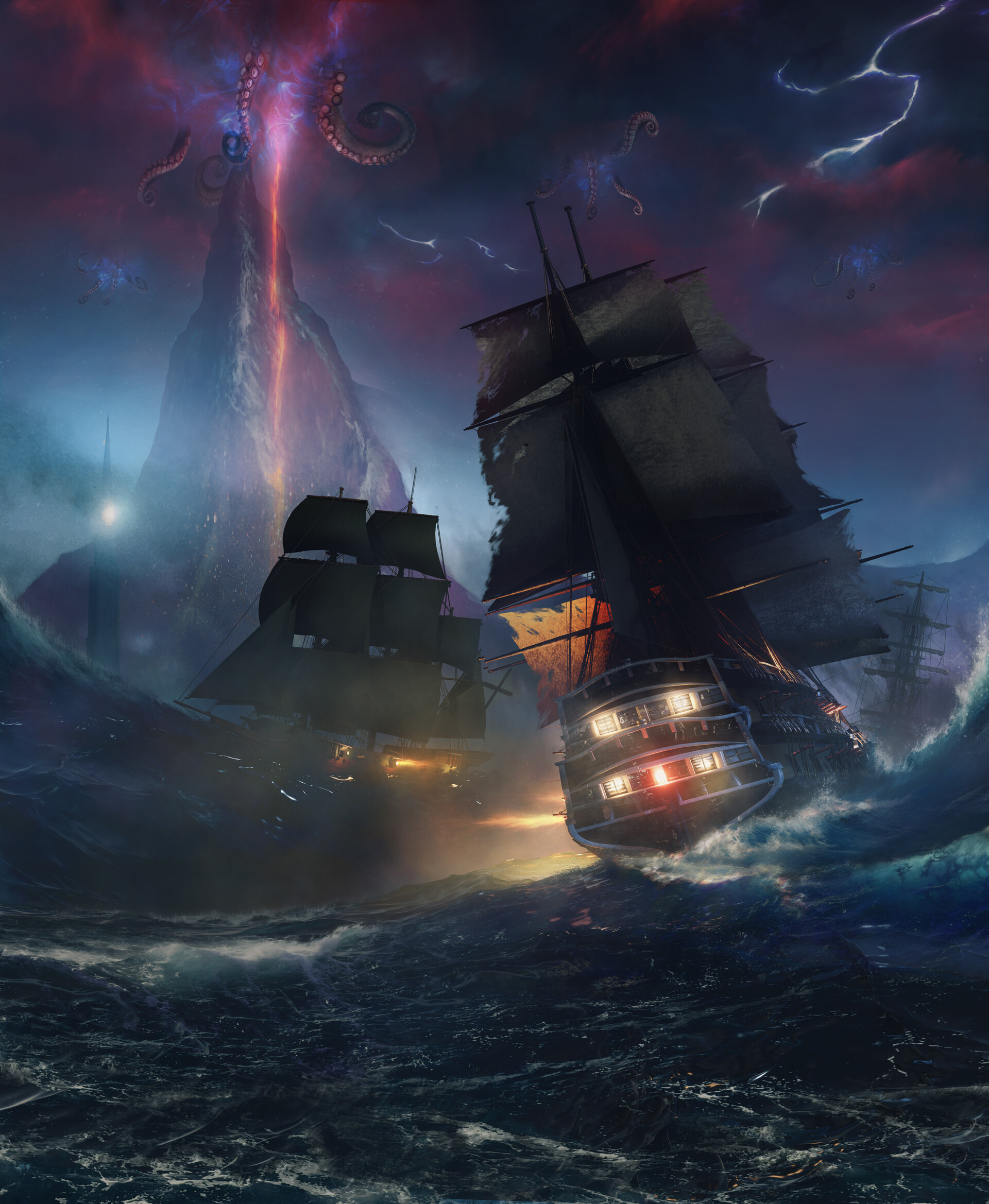 ArtStation - The Red Opera: Naval Battle