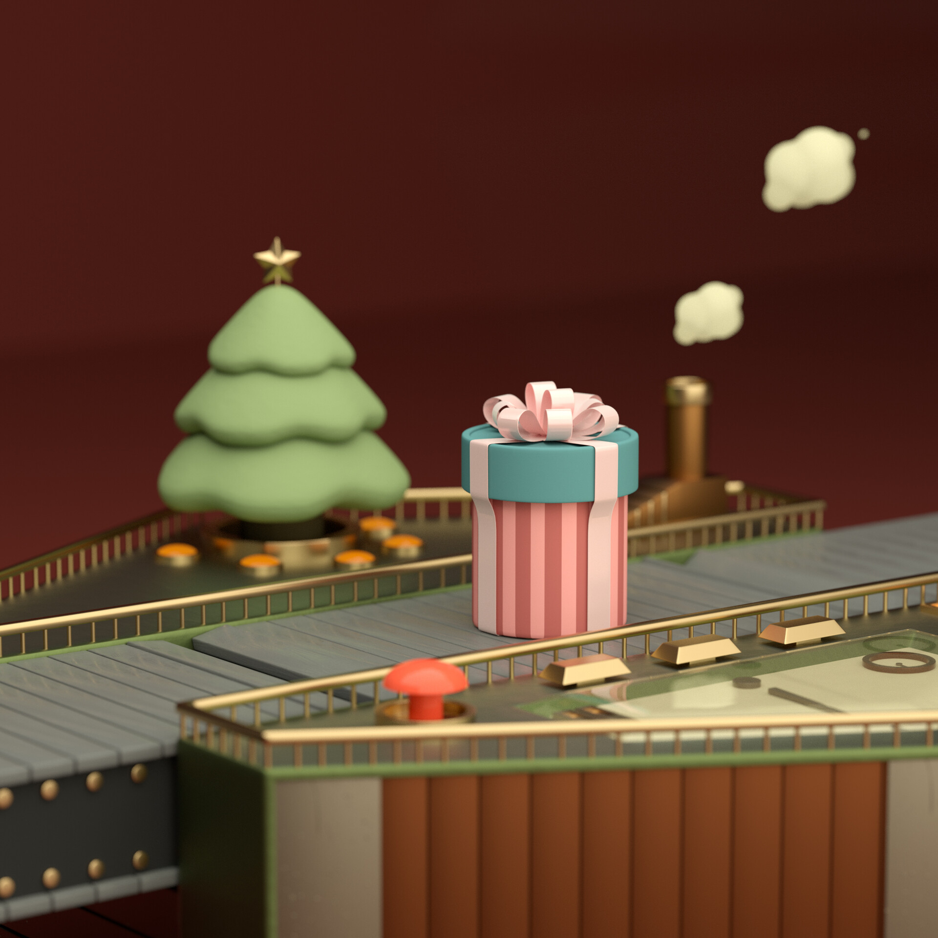 ArtStation - Christmas box