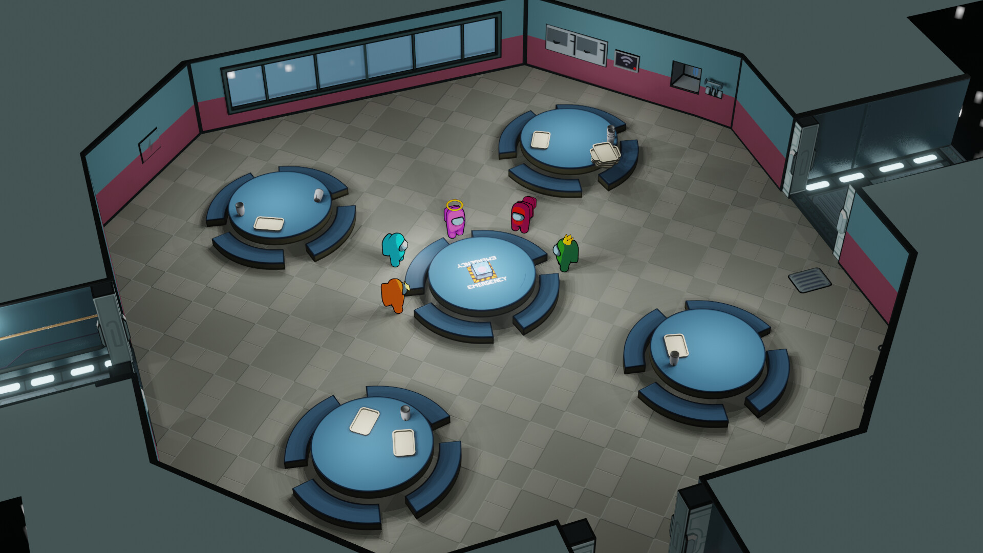 ArtStation - AMONG US 3D (Skeld) ANIMATION