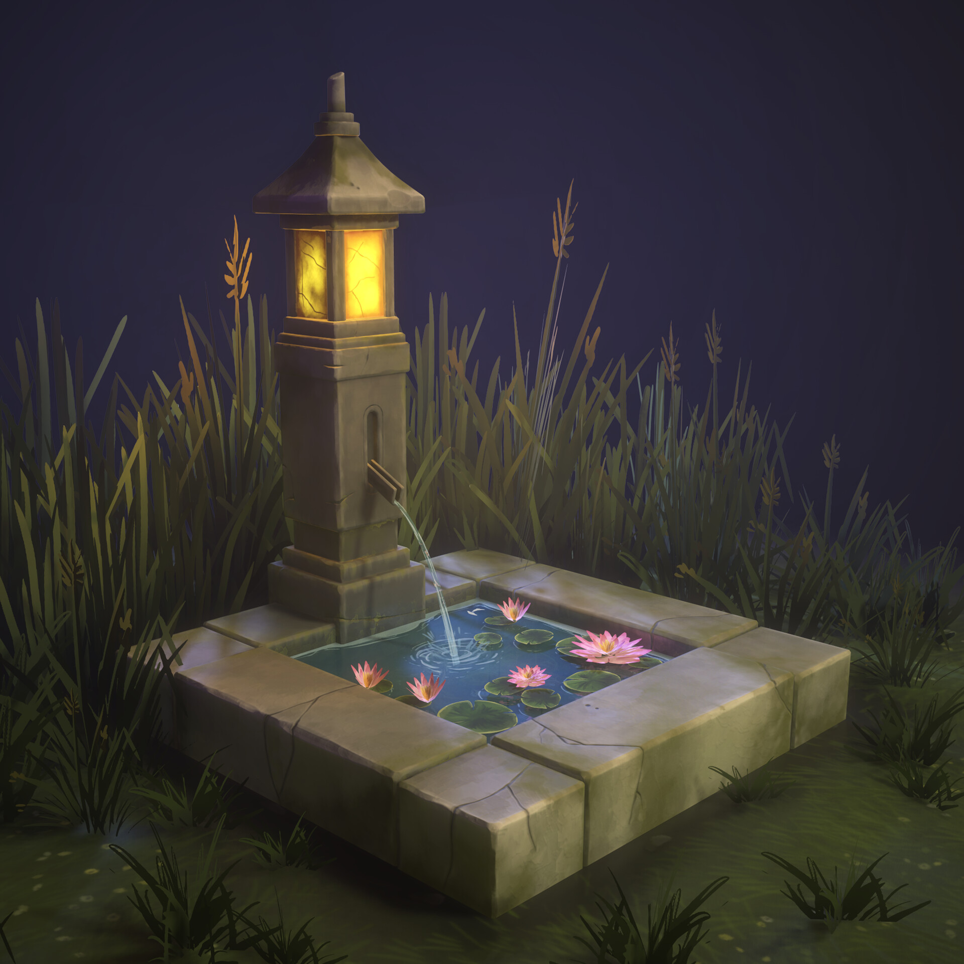 ArtStation - Mystical Pond