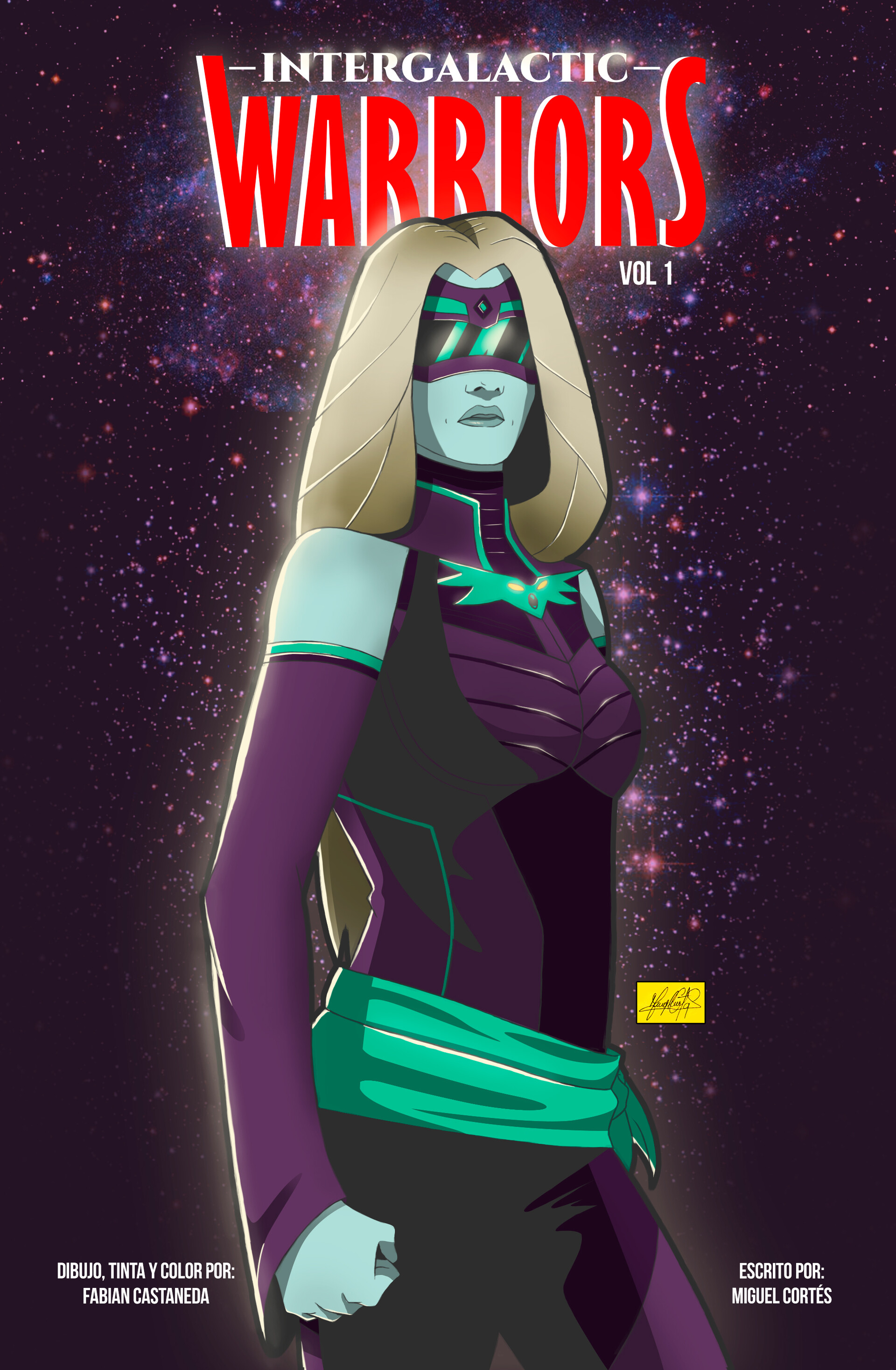 ArtStation - Intergalactic Warriors comic book.