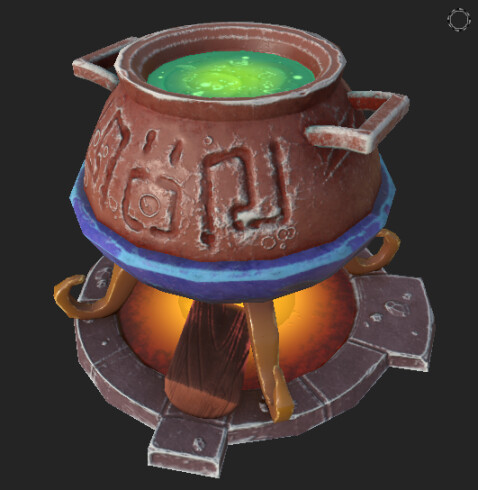 ArtStation - Lowpoly practice Magic Pot