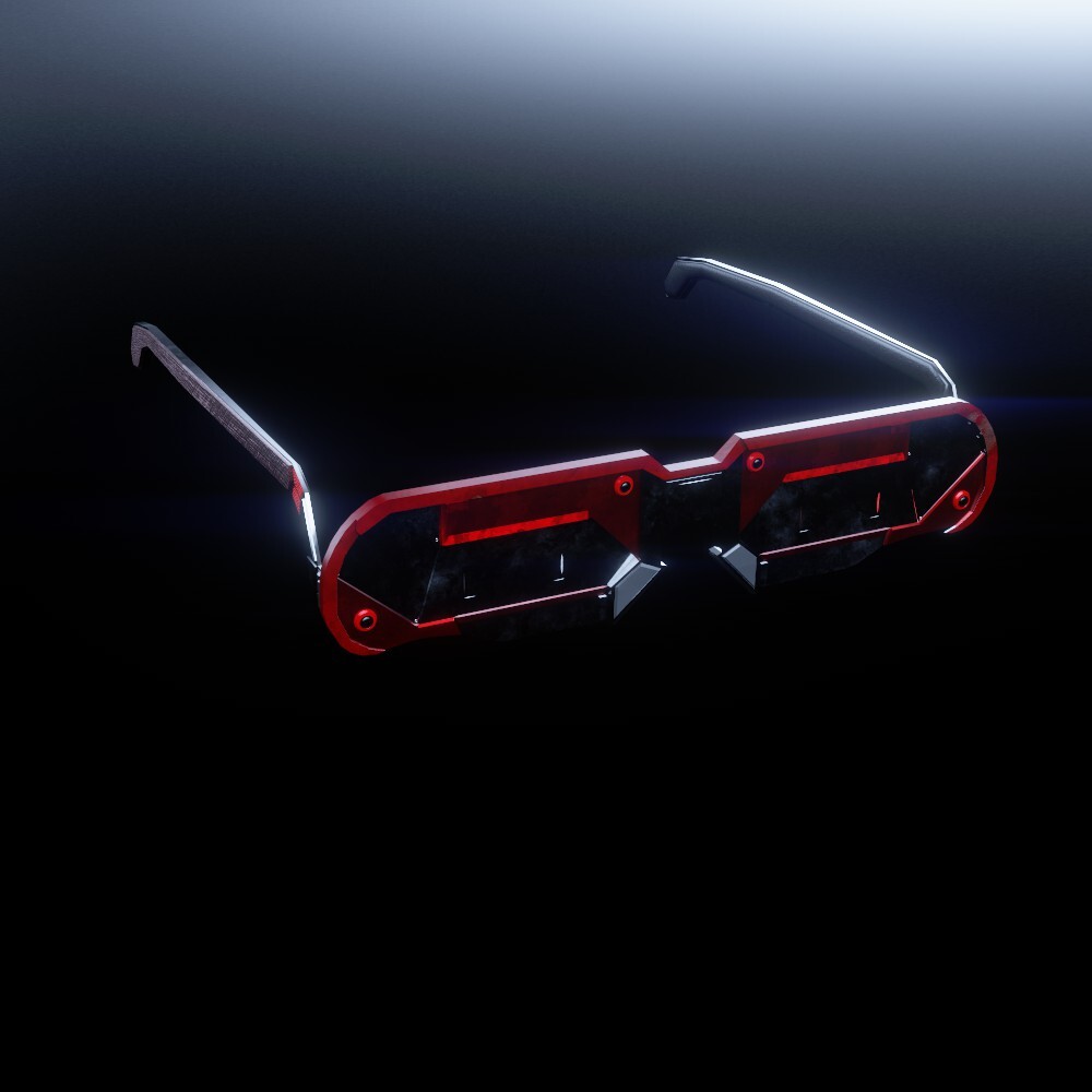 ArtStation - Futuristic Cyberpunk Glasses