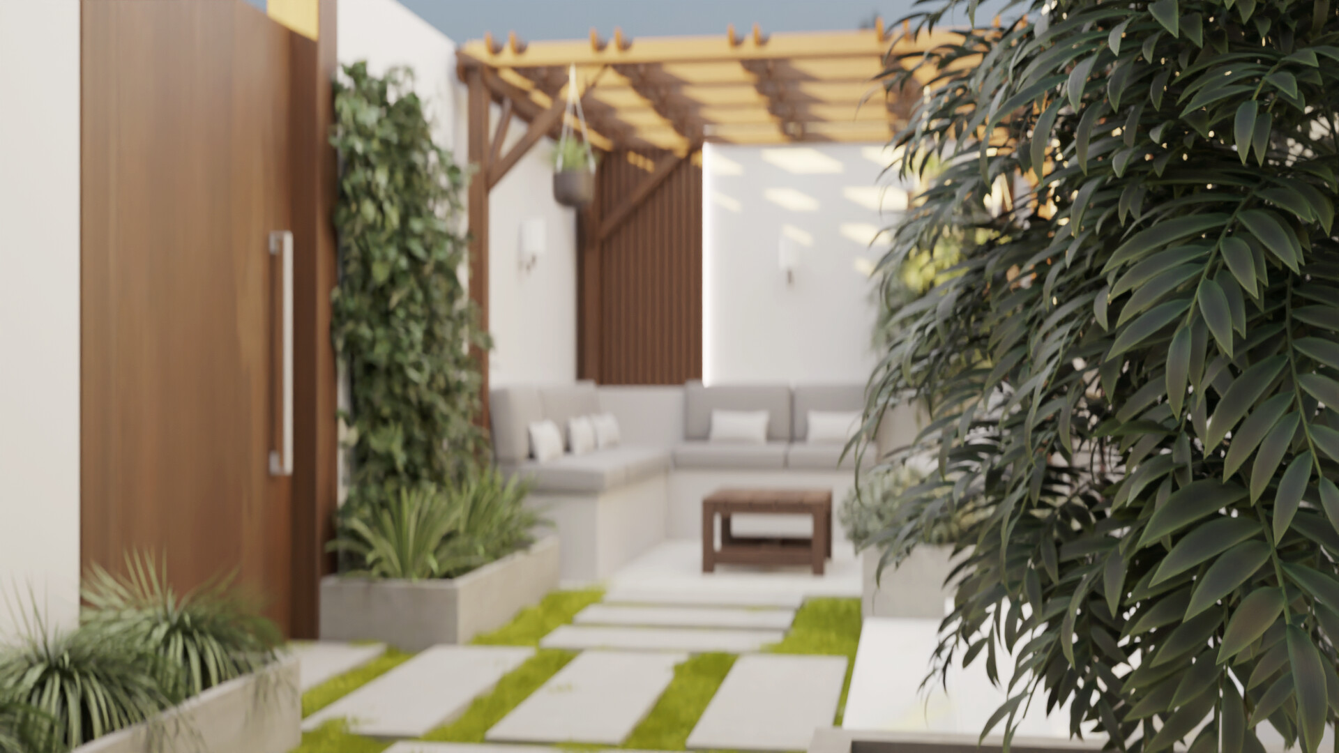 ArtStation - Exterior-Backyard