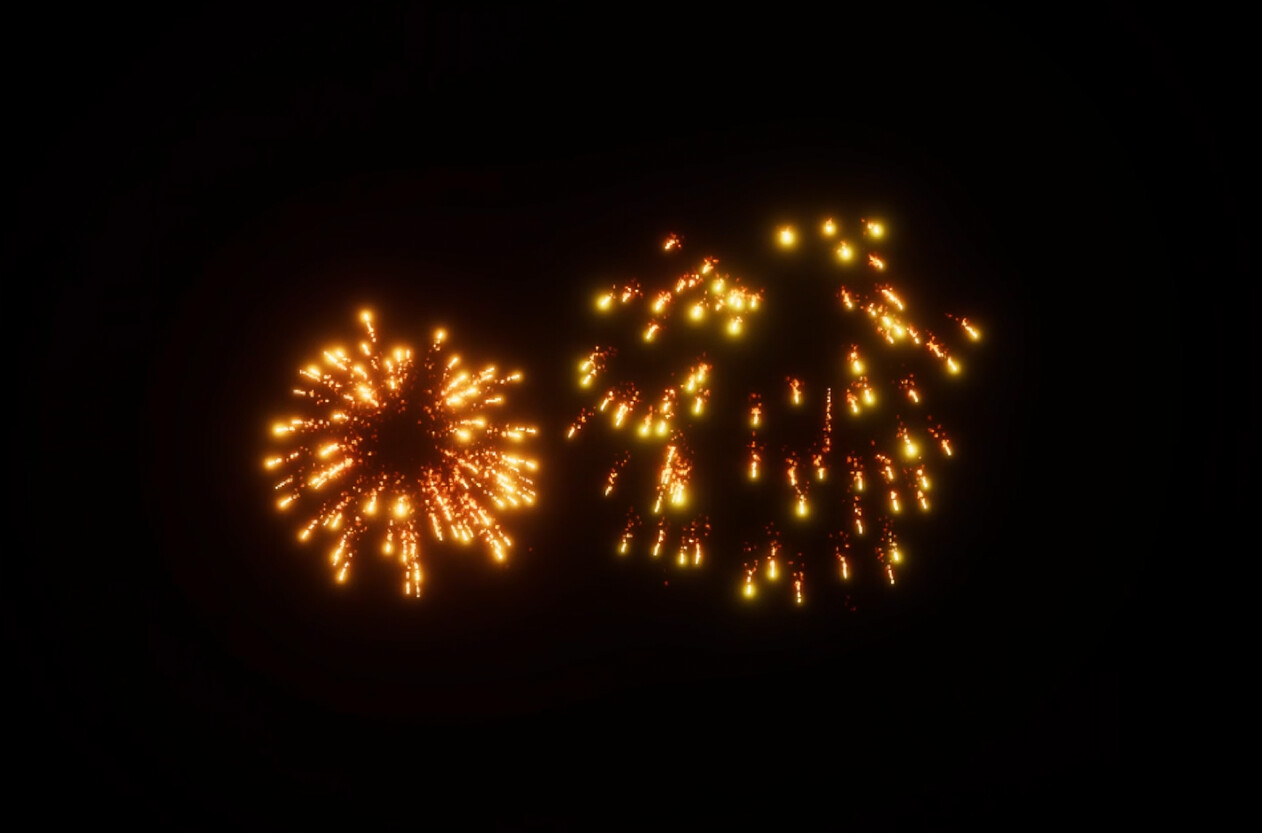 ArtStation - Fireworks Unity HDRP VFX