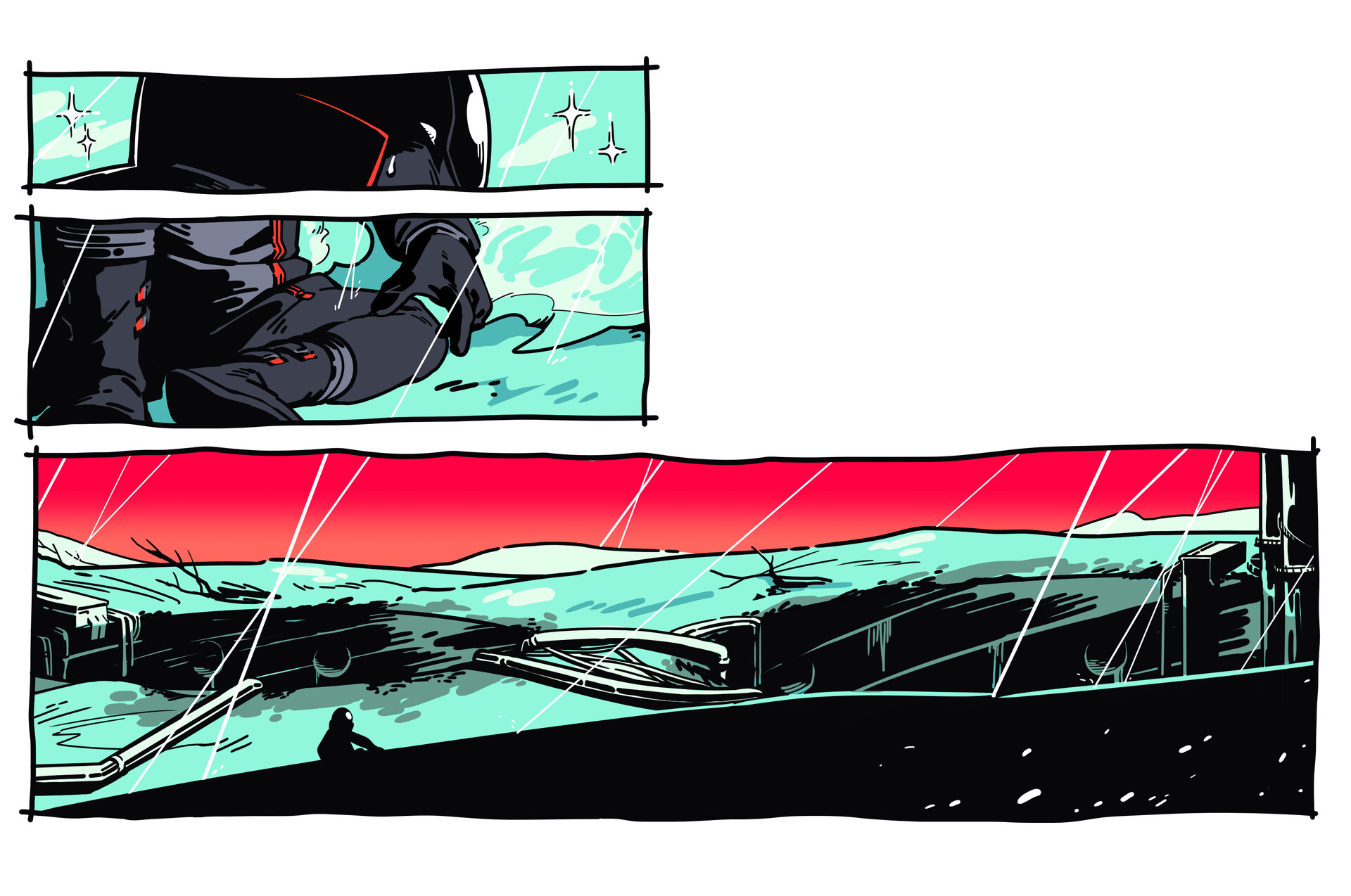 ArtStation - Crash landed