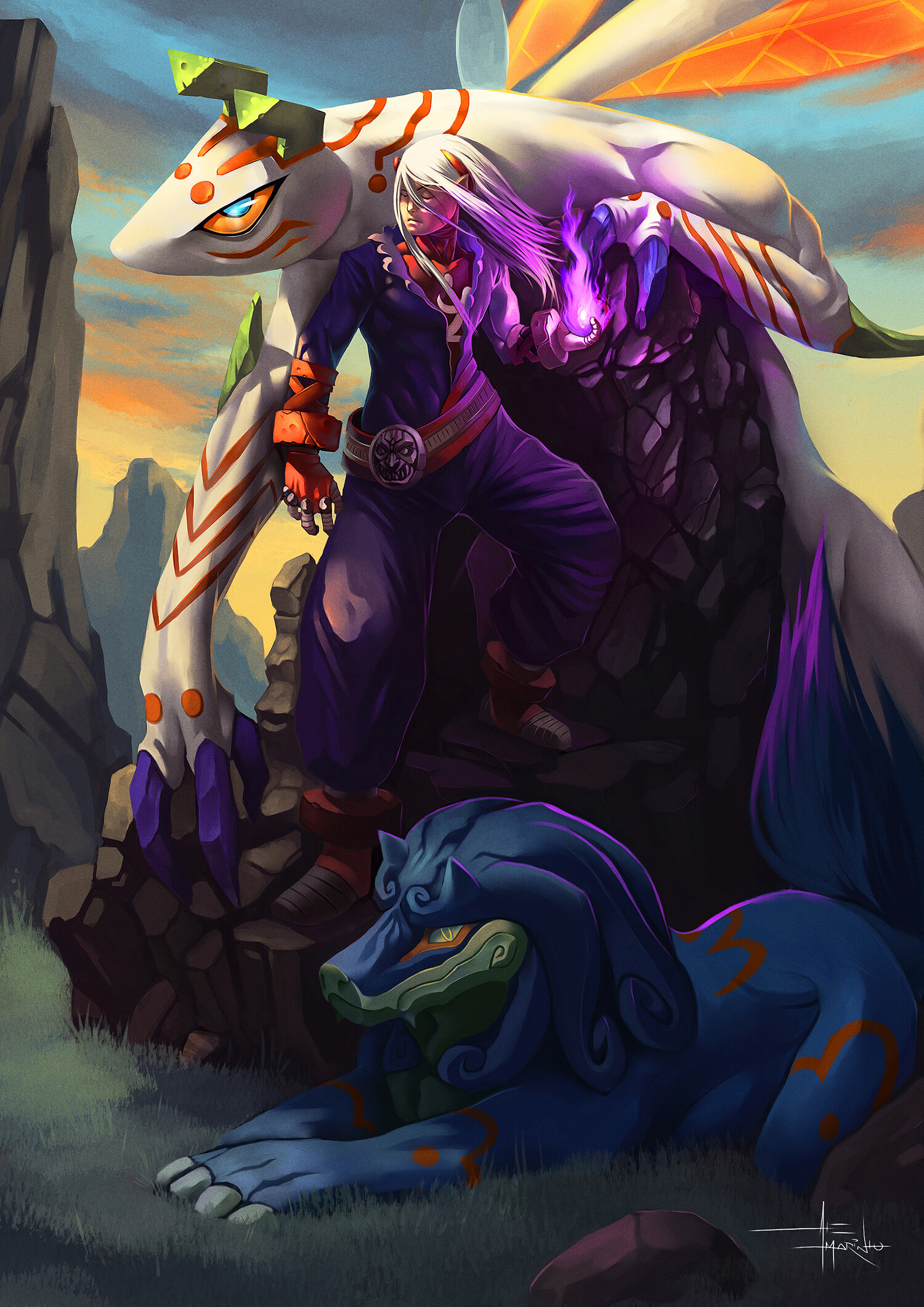 ArtStation - Emperor Fou-Lu