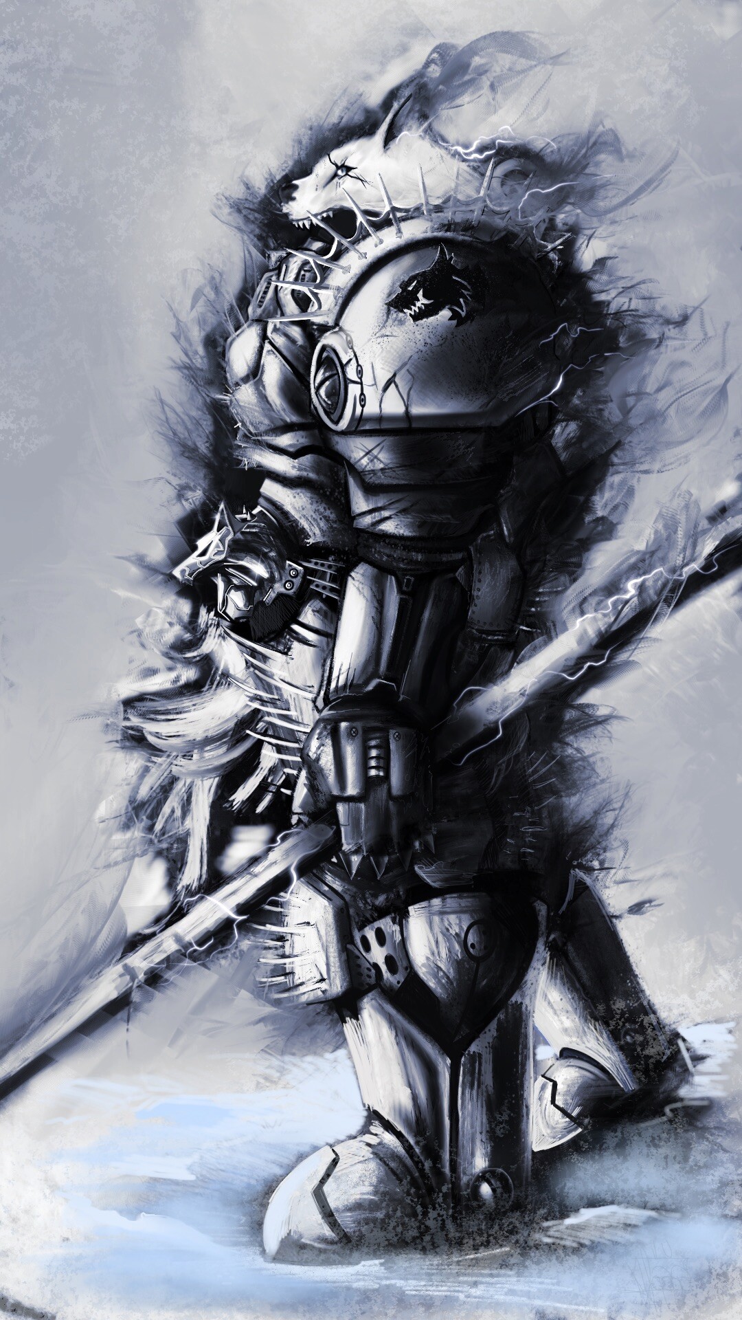 ArtStation - Astartes Luna Wolf