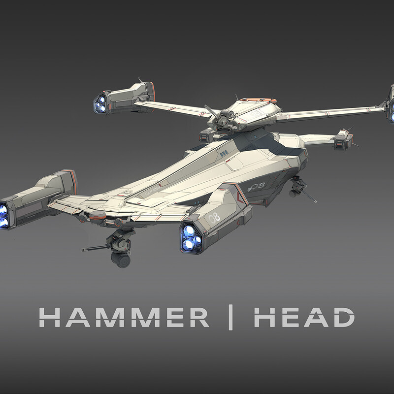 ArtStation - Hammer head - Drop Ship