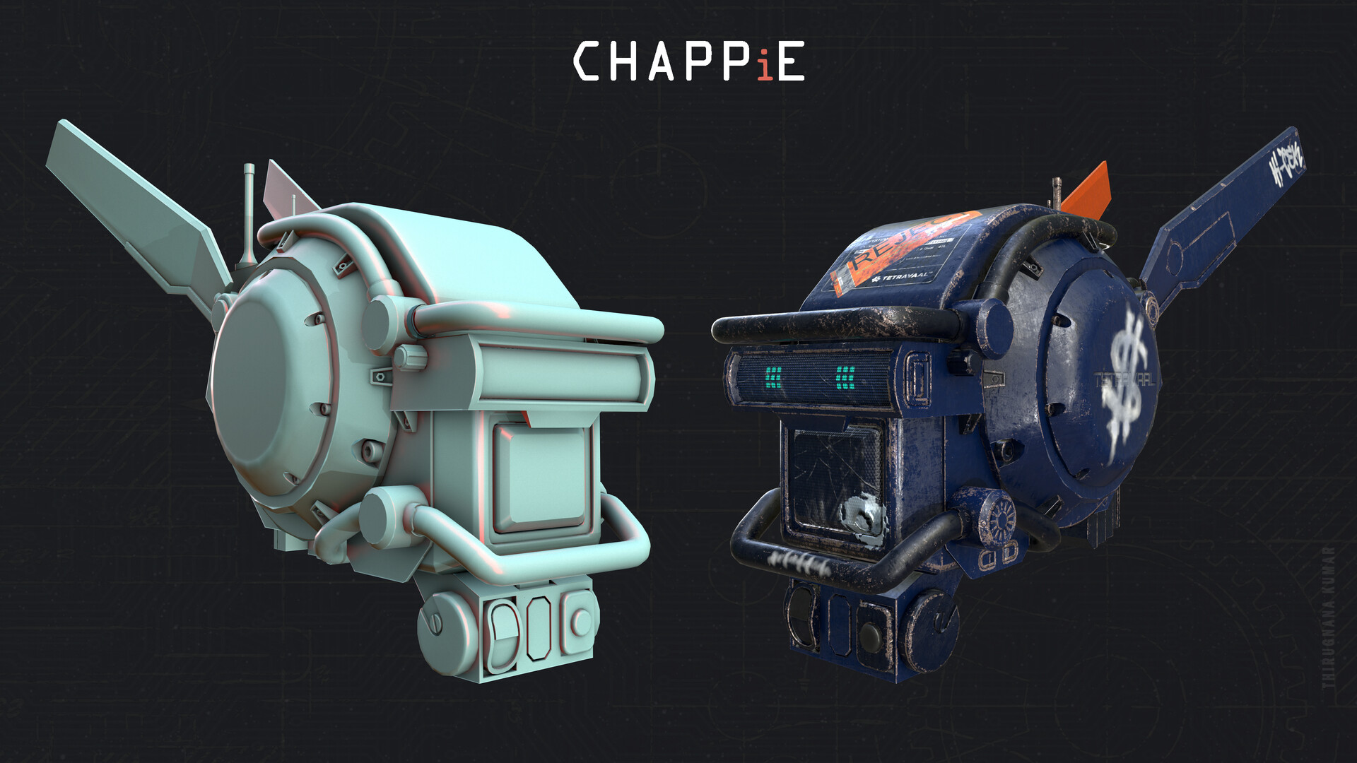 ArtStation - Chappie Head
