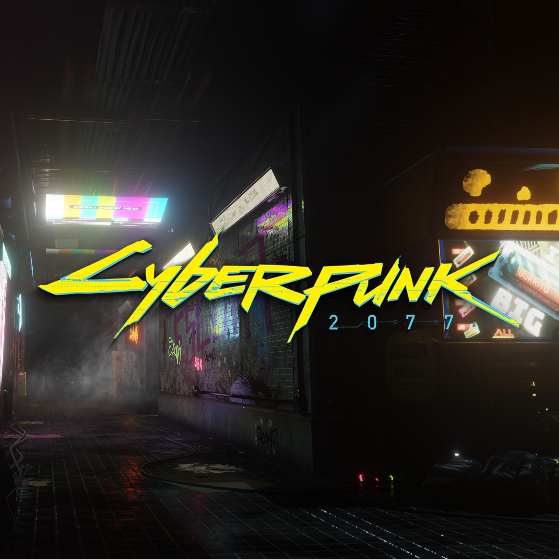 ArtStation - Cyberpunk 2077 Alleyway