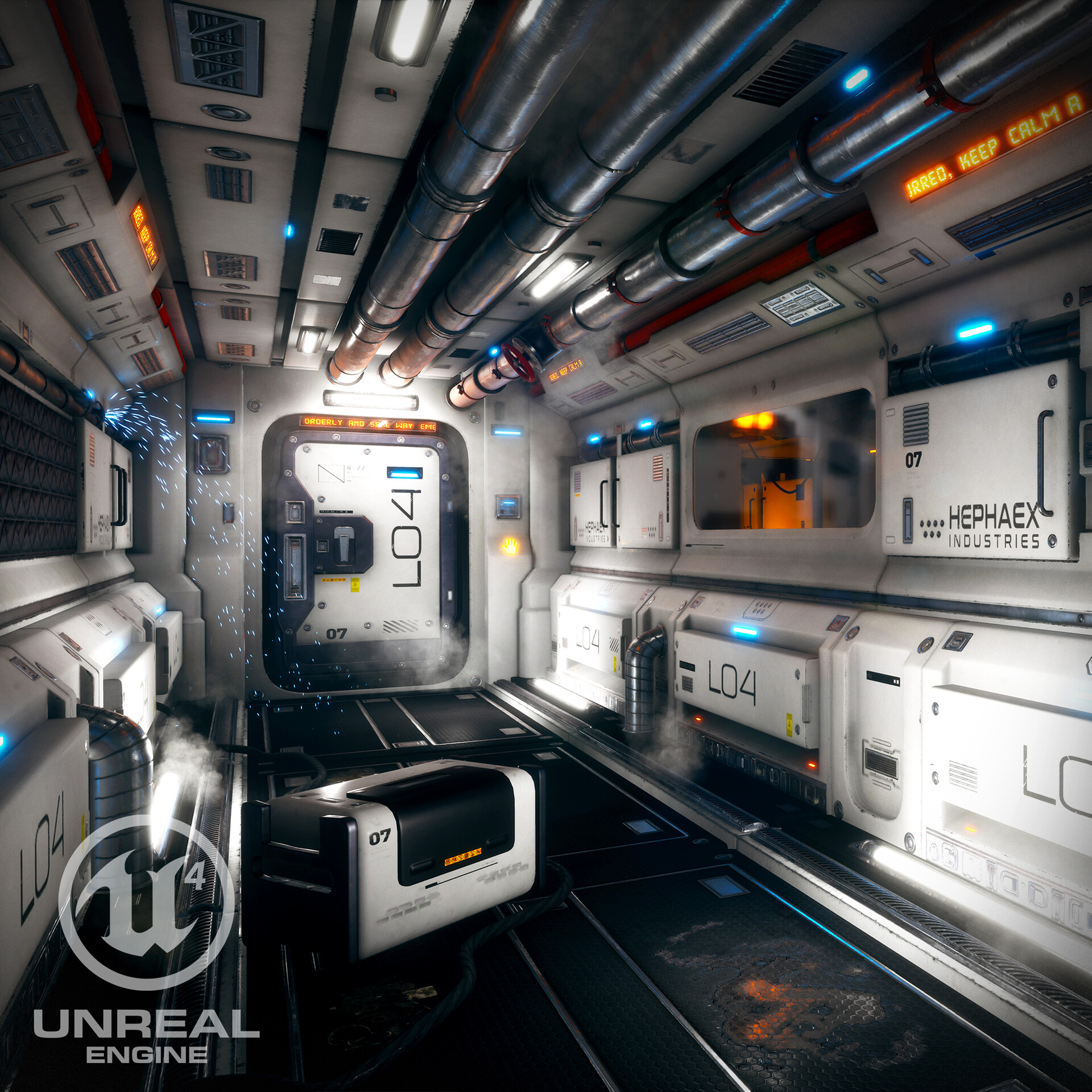 ArtStation - Sci-Fi Modular Corridor Environment