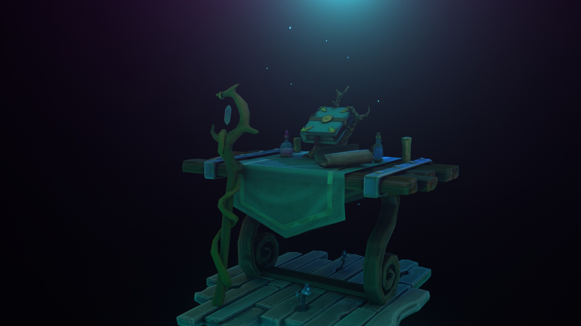 ArtStation - The Wizard table
