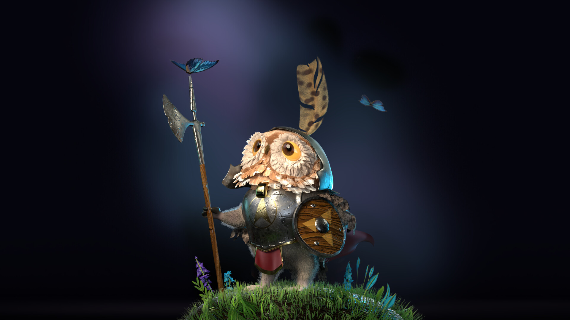 ArtStation - Knight owl