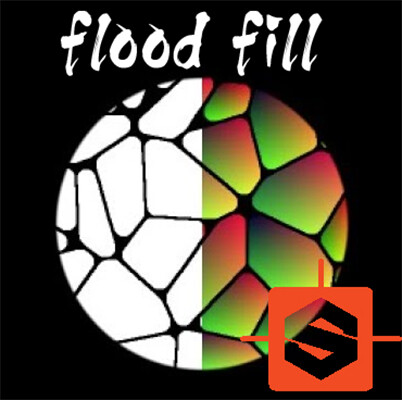 ArtStation - flood fill node about substance designer