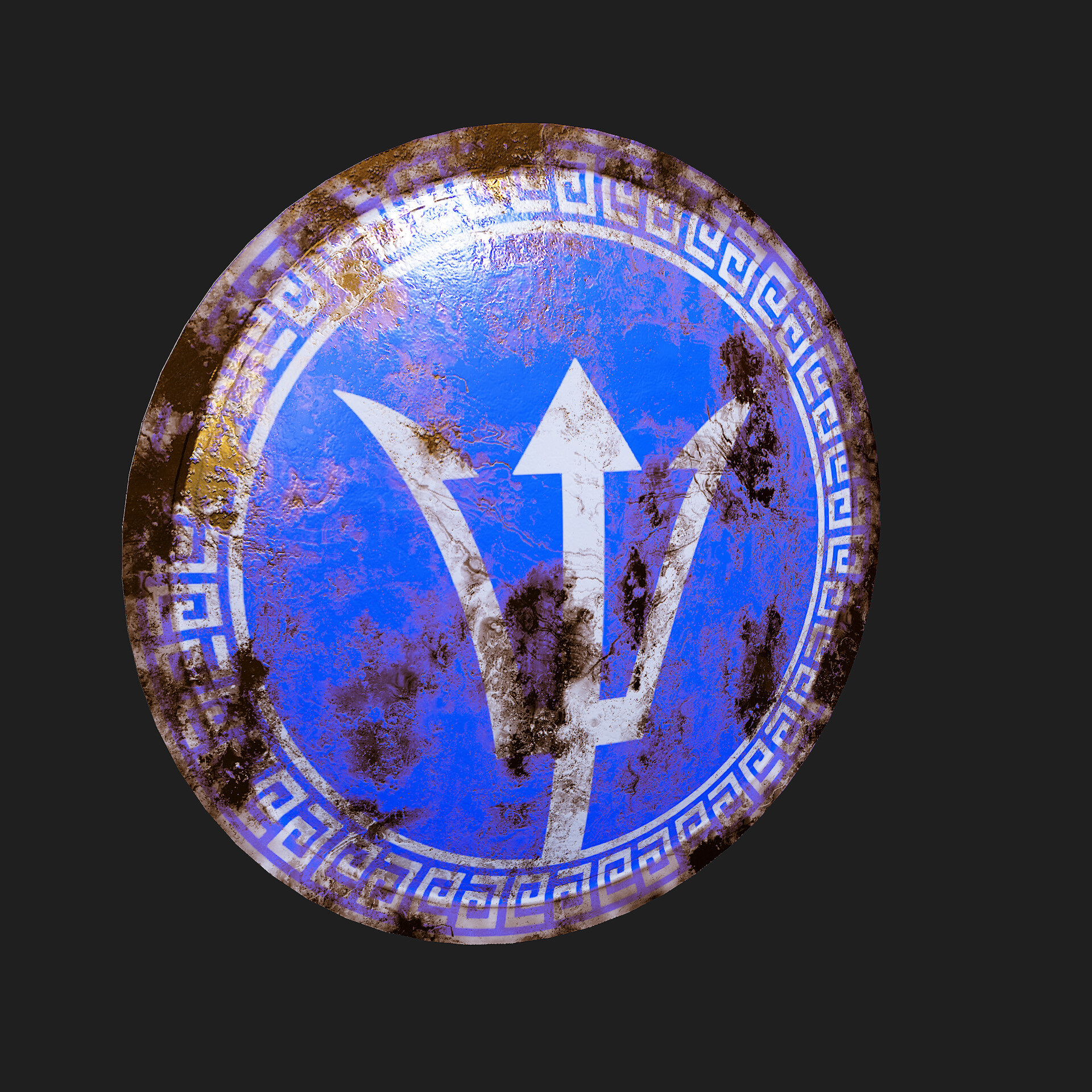 ArtStation - Greek shield