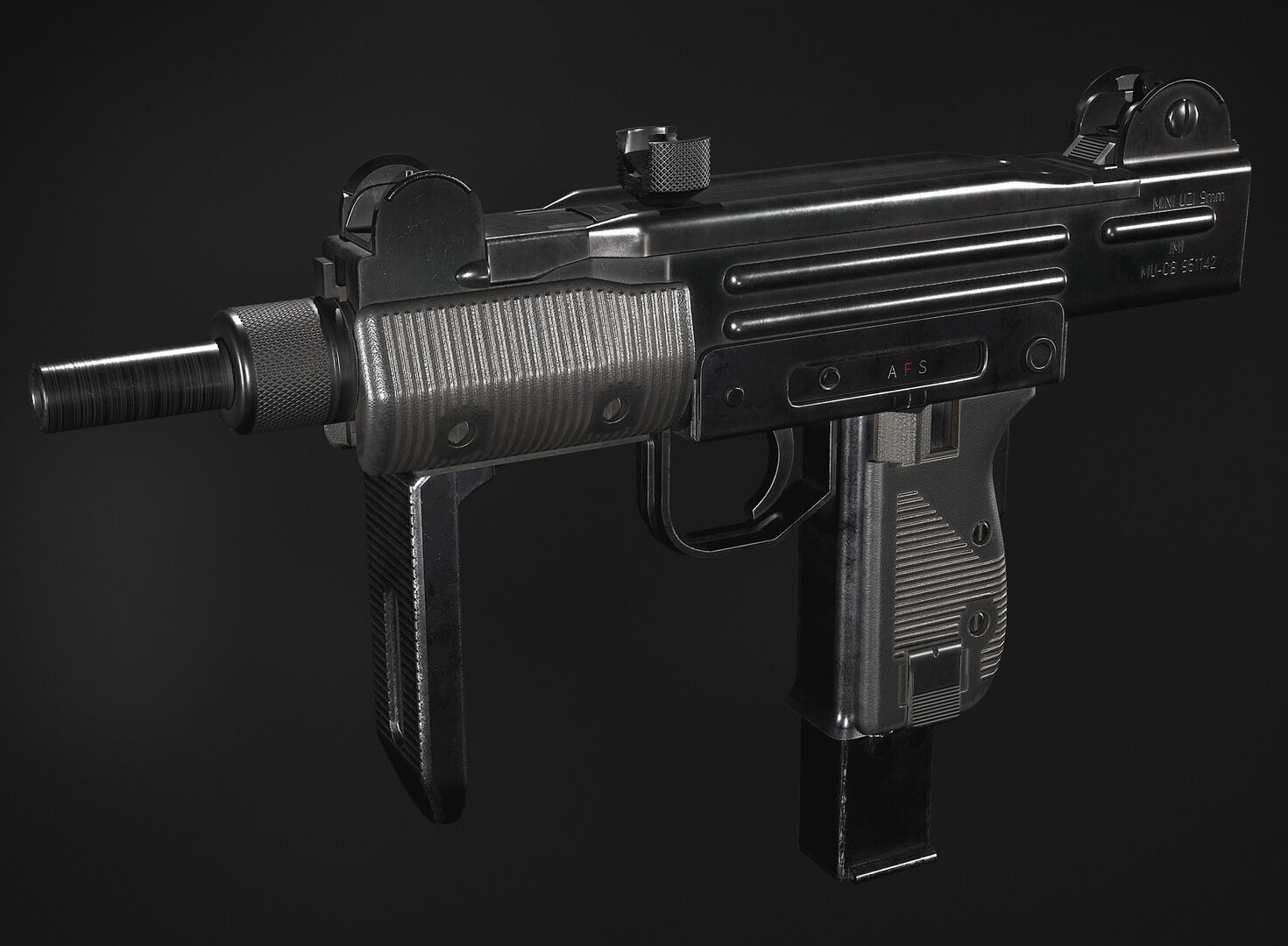 ArtStation - Mini Uzi