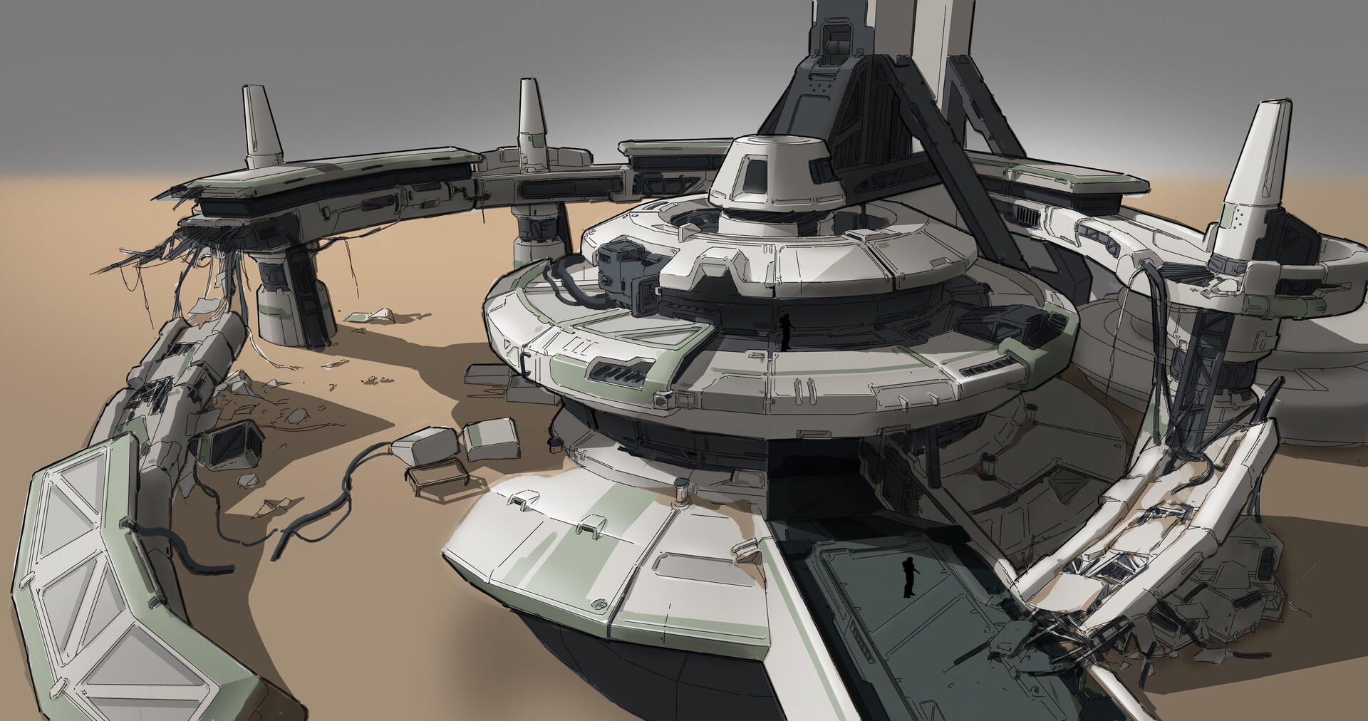 ArtStation - Operations Station 军事基地