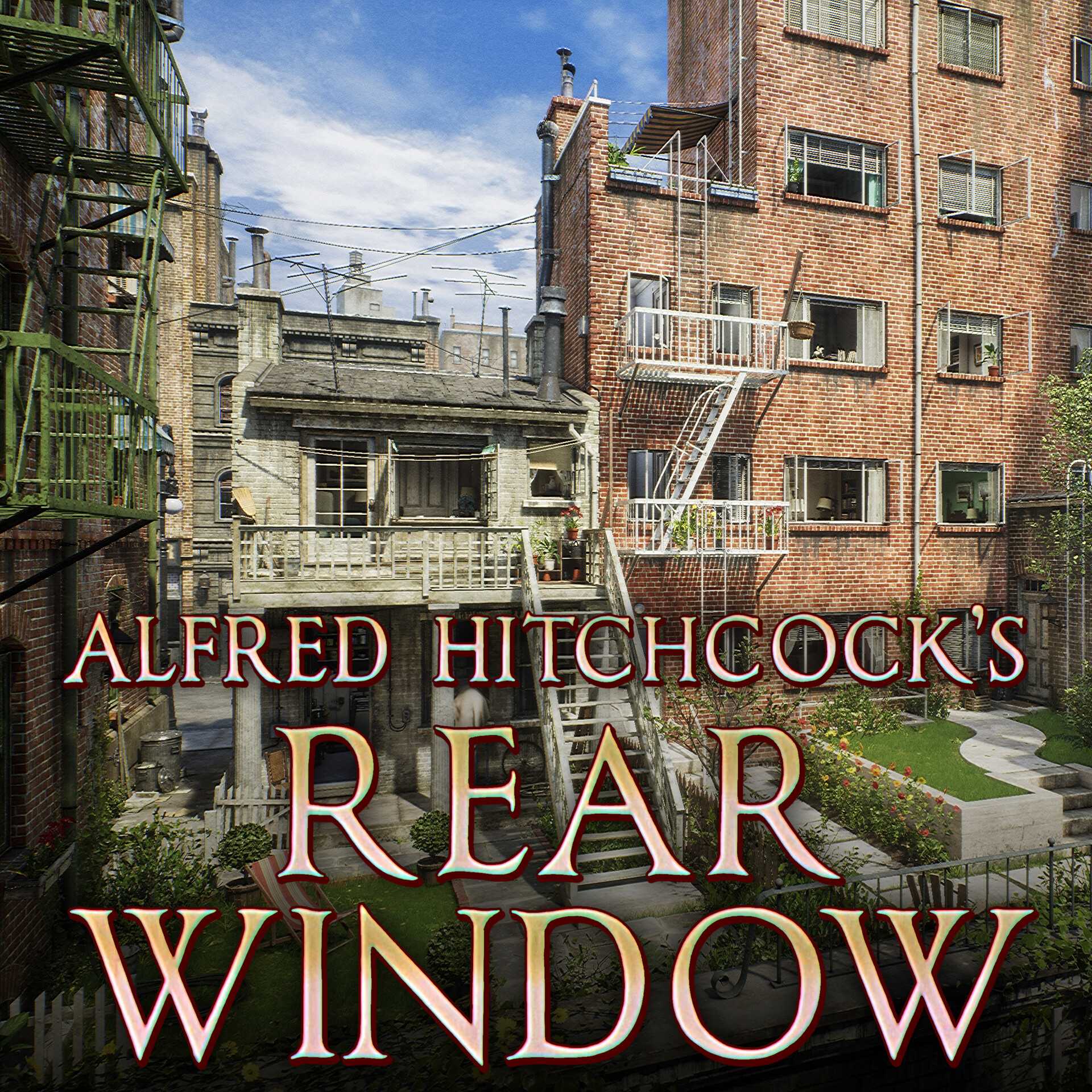 ArtStation - Alfred Hitchcock's Rear Window - UE4 Recreation