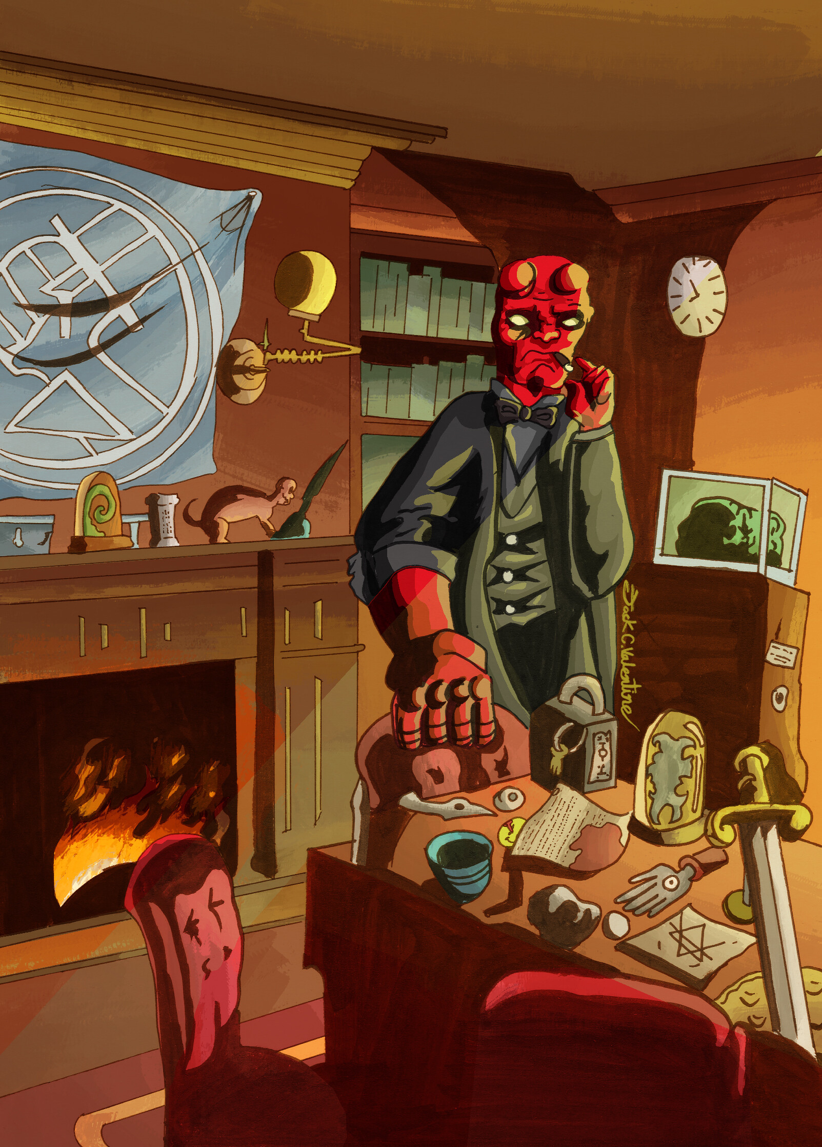 ArtStation - Hellboy Comission