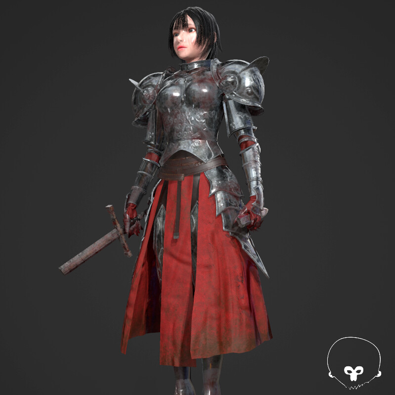 ArtStation - Knight female