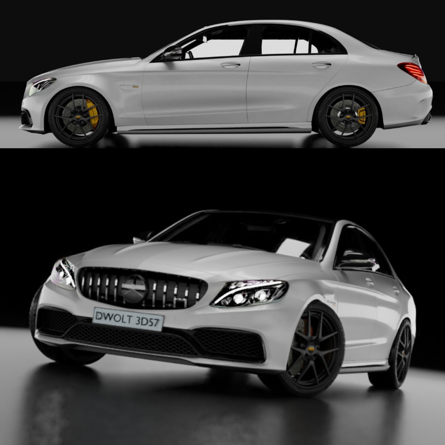 ArtStation - Mercedes C63 AMG
