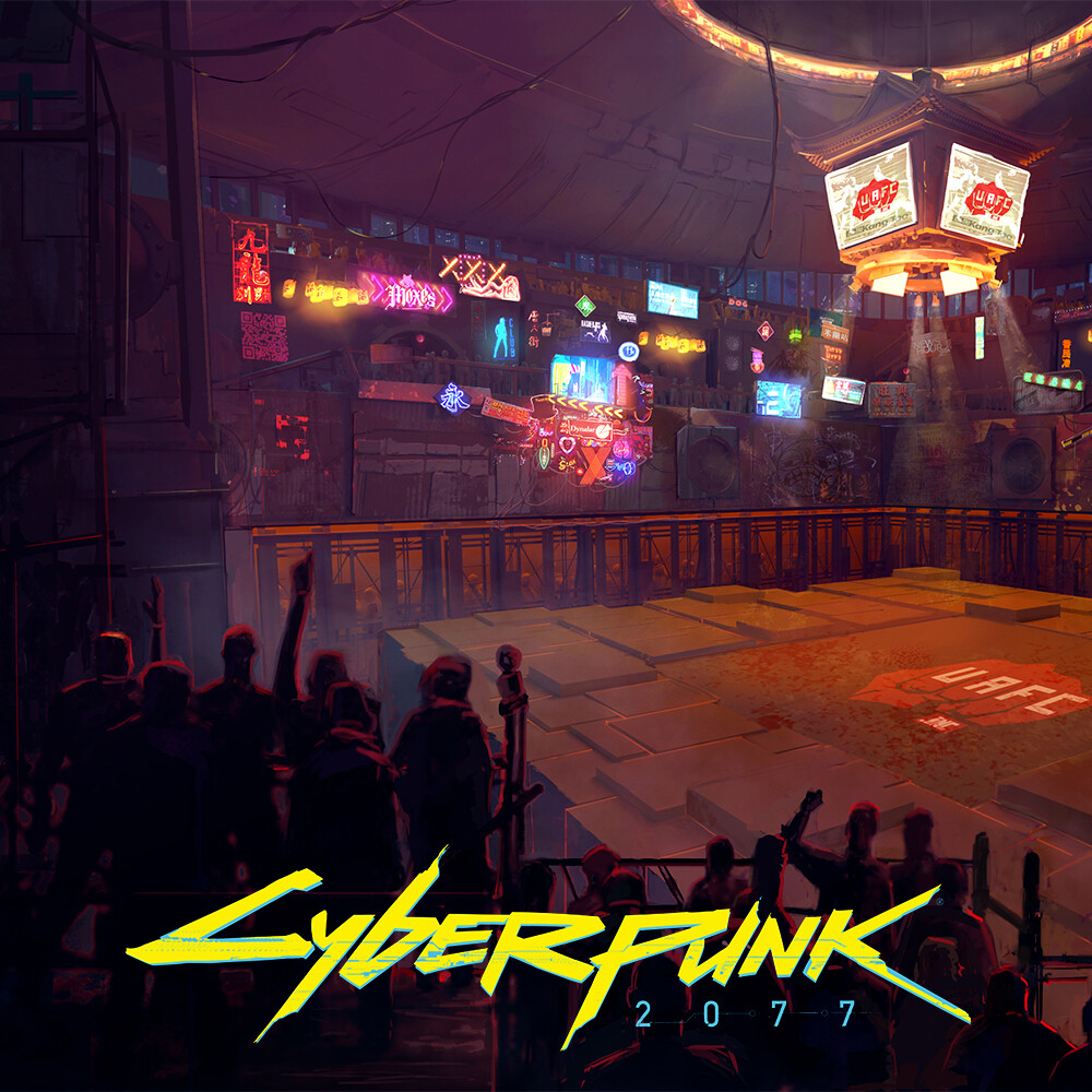ArtStation - CYBERPUNK 2077 Environment arena
