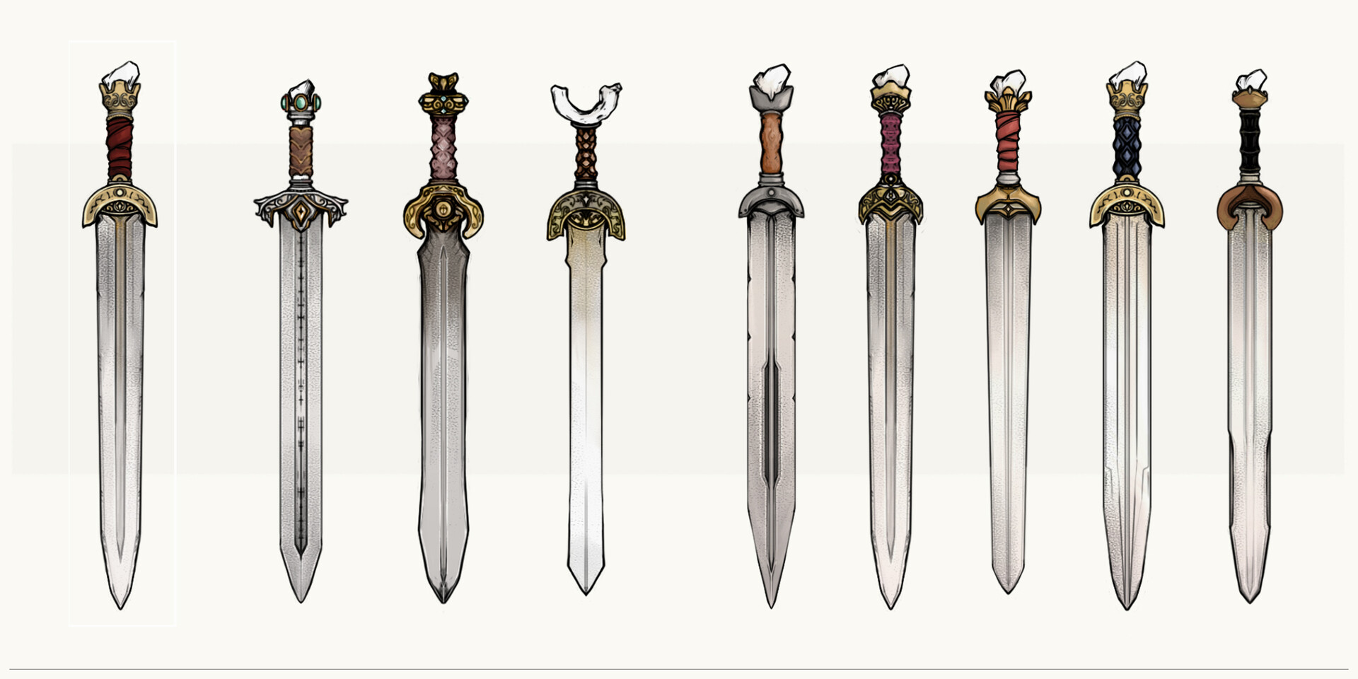 ArtStation - Femora - Sword Concepts